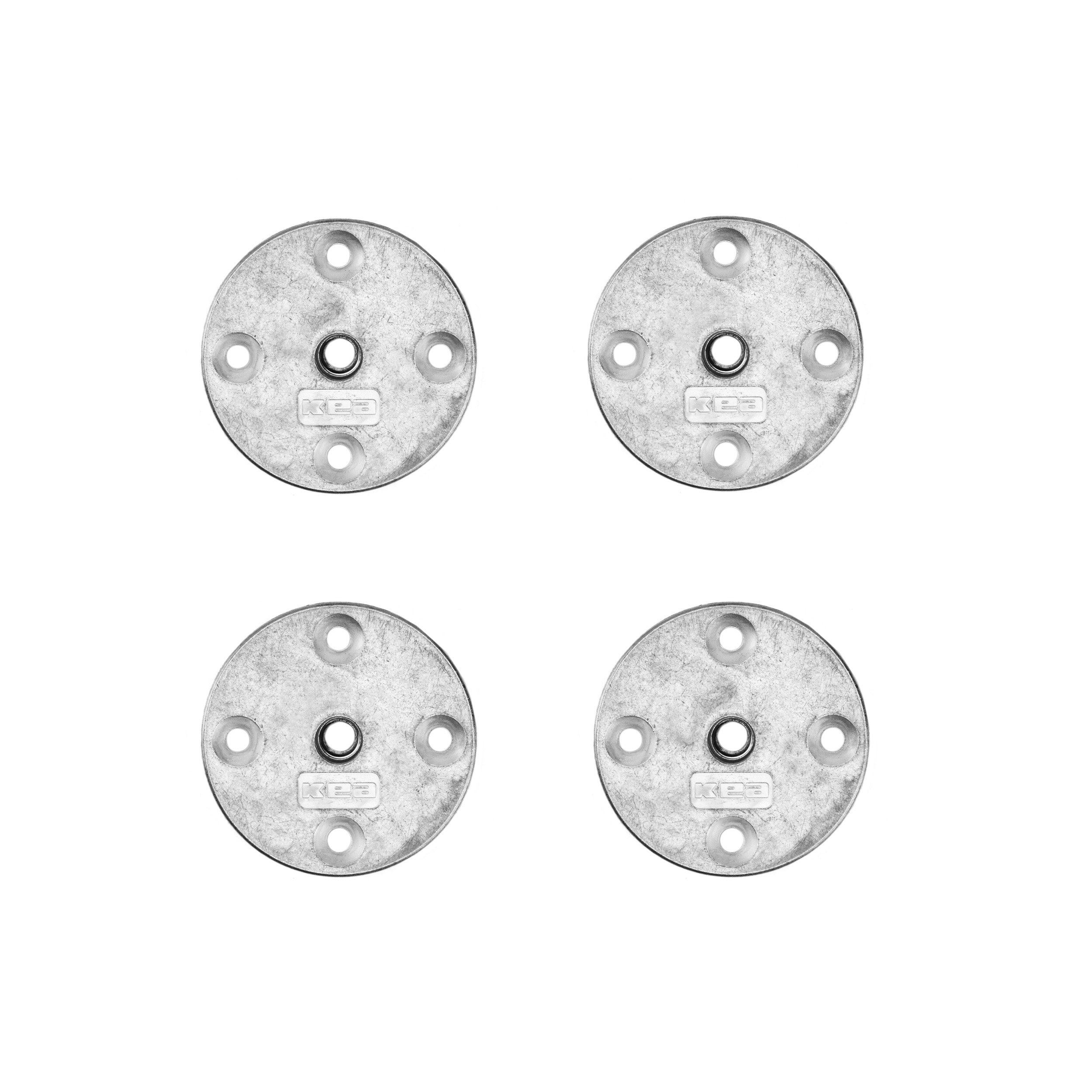 M8 8mm Round Heavy Duty Sturdy Table Leg Feet Mounting Fixing Furniture ...