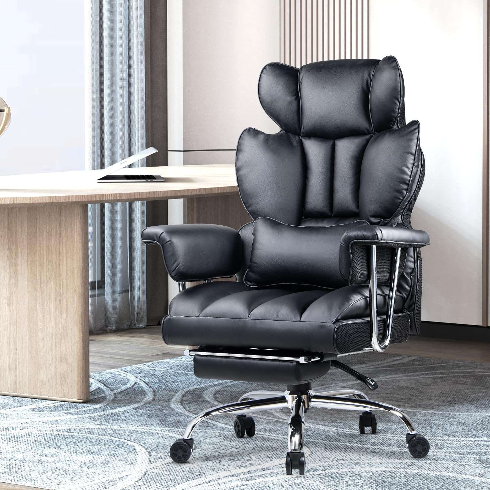 rattantree Executive Office Chair Desk Chair, Computer Leather PU ...