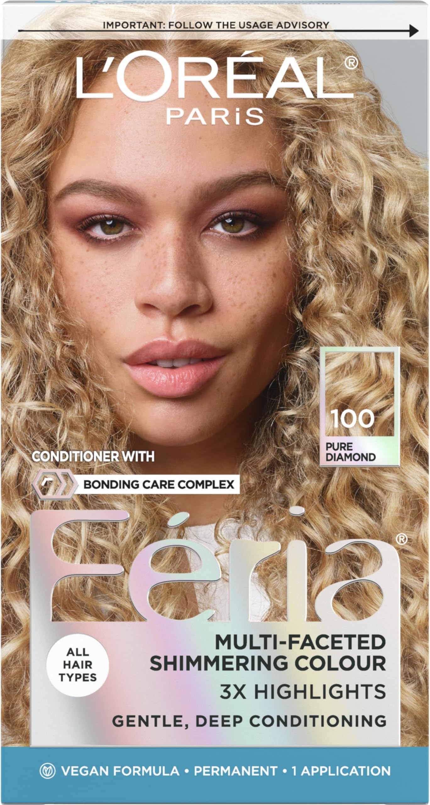 Amazon.com : L'Oreal Paris Feria Multi-Faceted Shimmering Permanent ...