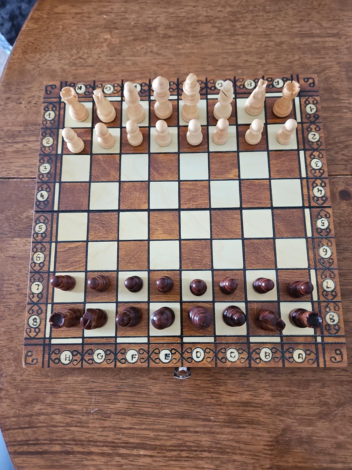 Wooden Chess Game, 3-in-1 Magnetic Chess Game, Chess Board Set ...