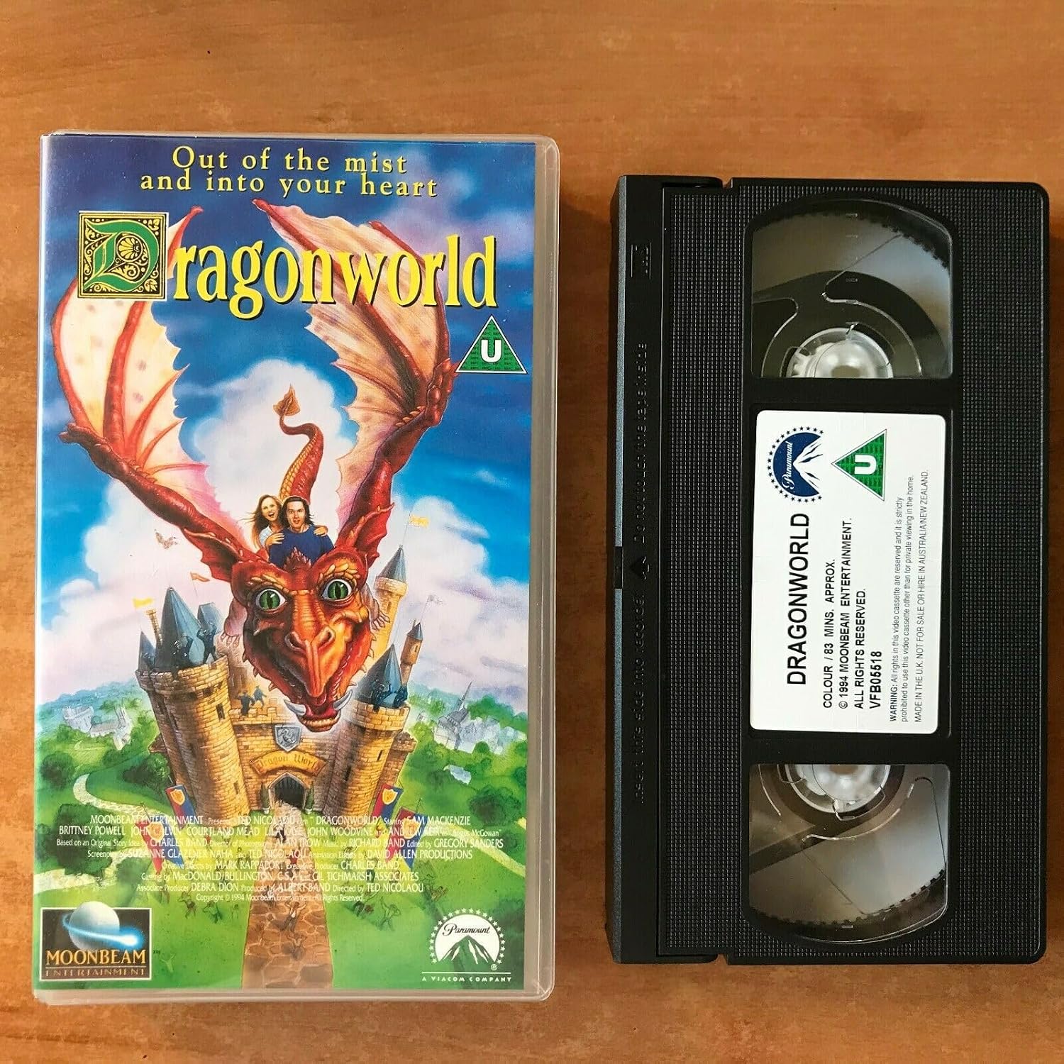 Dragonworld [VHS] [1994] : Brittney Powell, Sam Mackenzie, John Calvin ...