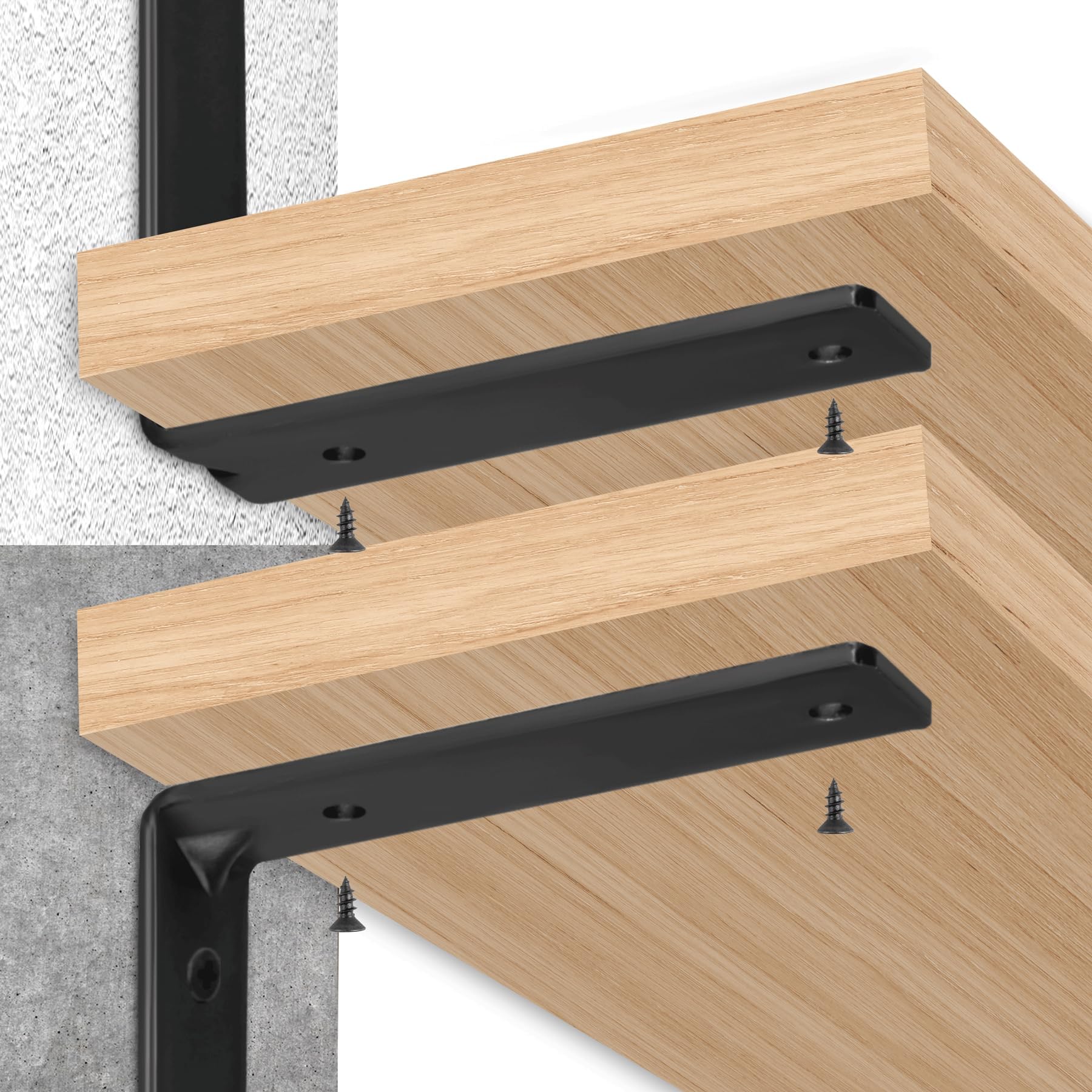 Amazon.com: Walnut Wood Works Strongest Floating Shelf Bracket, 200 LB ...