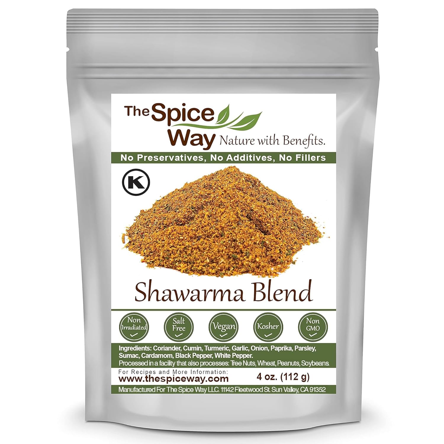 Amazon.com : The Spice Way - Shawarma Seasoning Blend - Recipe Included ...