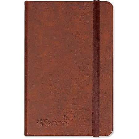 Silvine A6 Executive Soft Feel Notebook Tan. 160 Pages (80 Sheets) Ruled 7mm feint. Ref 196TN ...