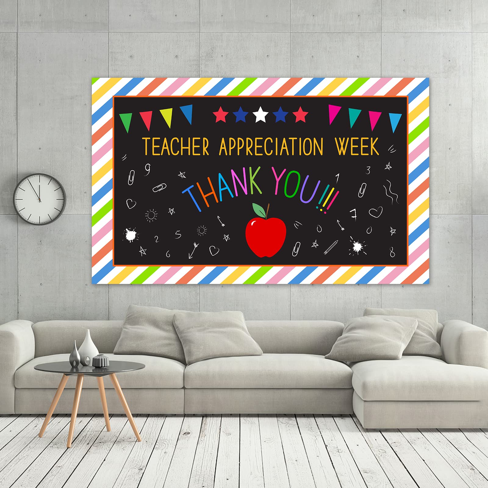 Snapklik.com : Teacher Appreciation Backdrop For Photography Thank You ...