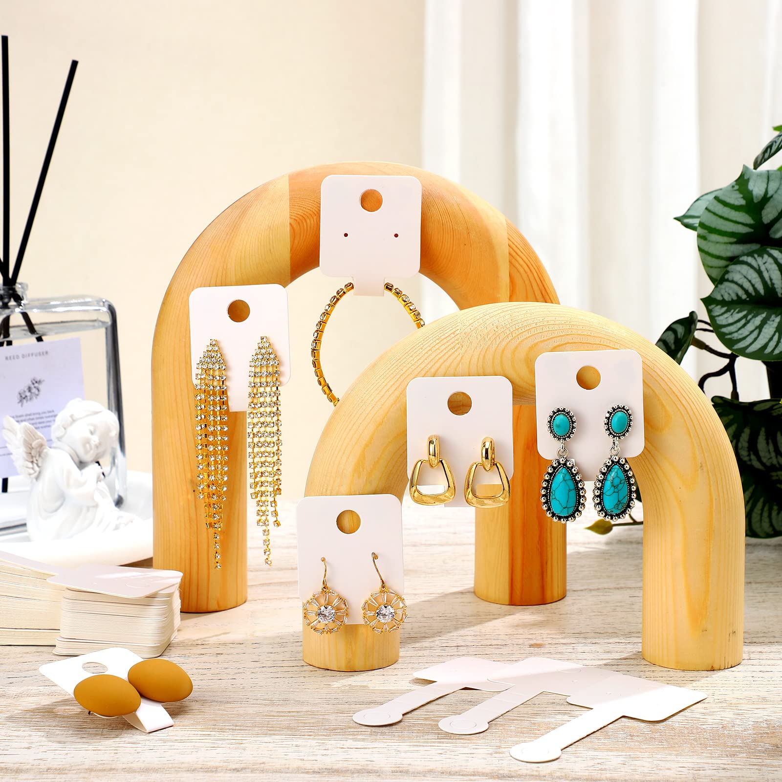 Snapklik.com : 500 Pcs Necklace & Bracelet Display Cards Self Adhesive ...