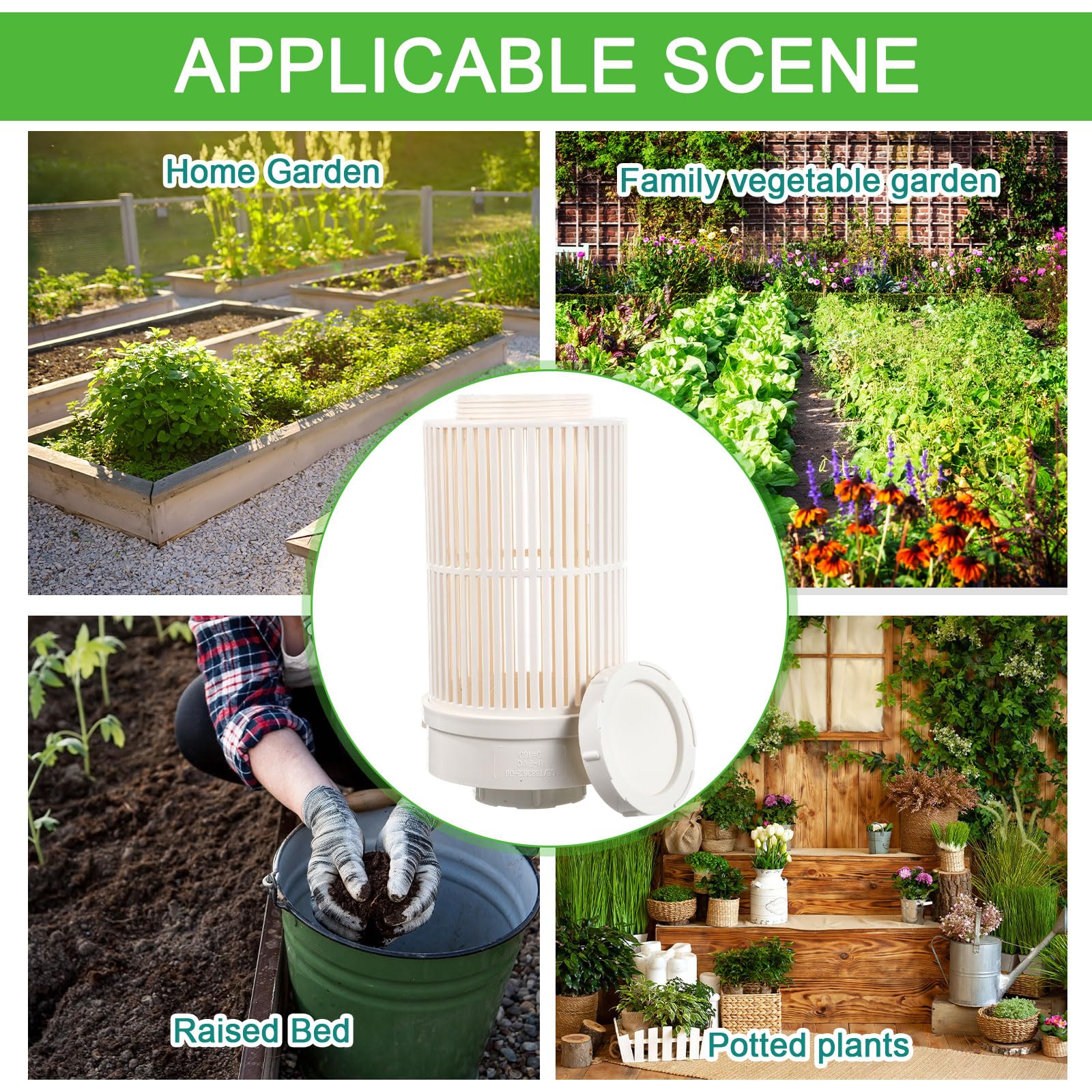 Snapklik.com : Blosssound 2 Pcs Inground Worm Composter Outdoor Farm ...