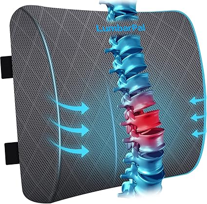 Amazon.com: Lumbar Support Pillow for Office Chair Back Support Lumbar ...
