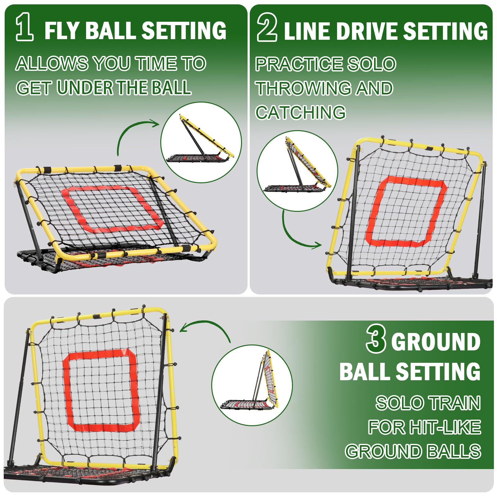 Snapklik.com : BaseGoal Baseball And Softball Rebounder Net,Baseball ...