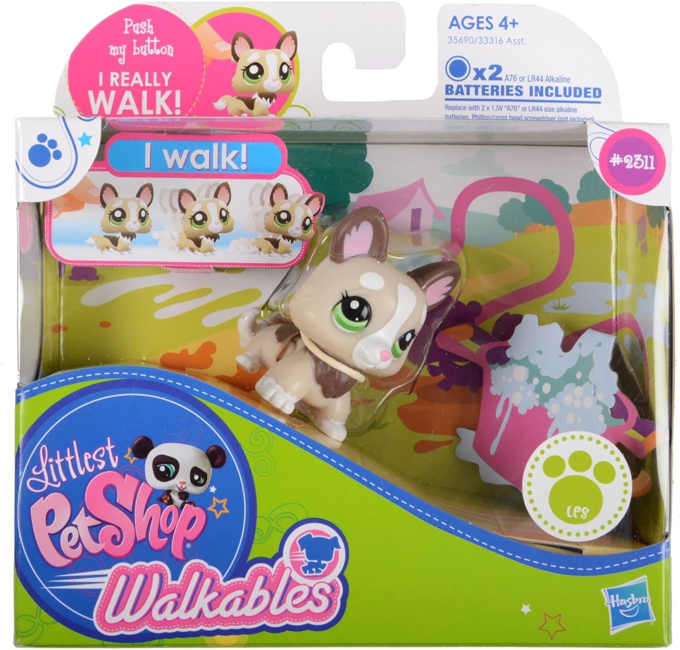 Amazon.com: Littlest Pet Shop Walkables Corgi Puppy No 2311 Action ...