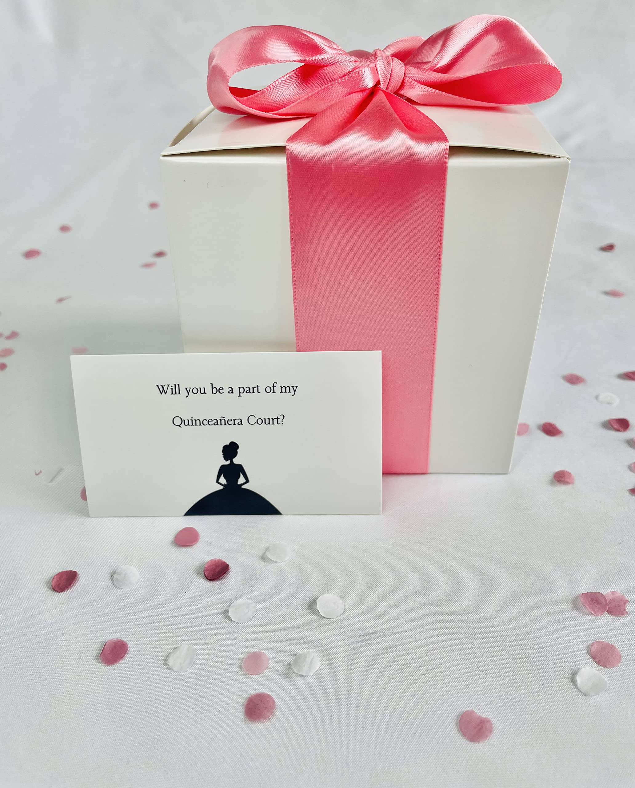 Amazon.com: Quinceanera Court Proposal Box Set - 6 Gift Boxes 6 "Will ...