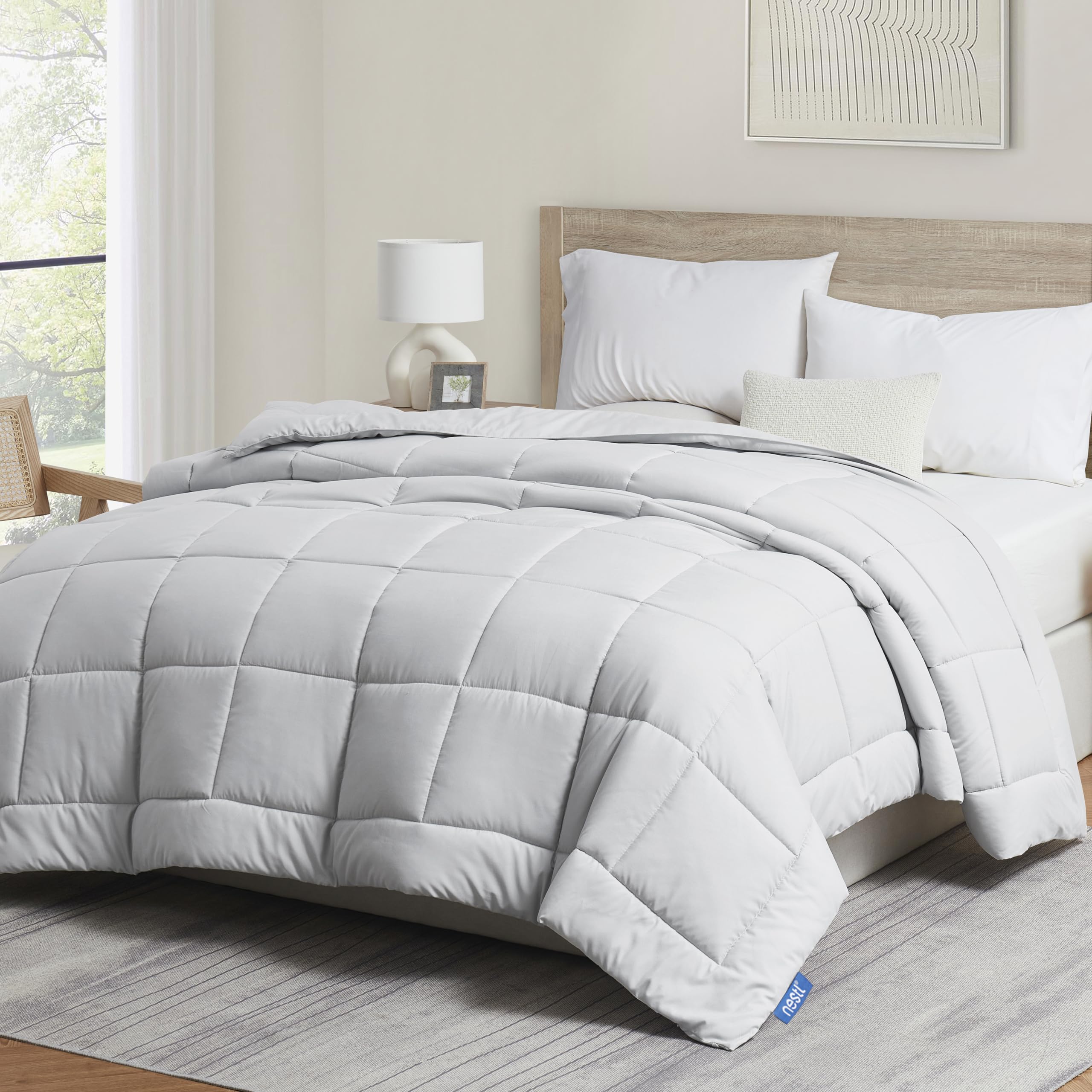 Amazon.com: Nestl Comforter Duvet Insert, Quilted Down Alternative ...