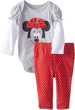 Amazon.com: Disney Baby Girls' Minnie Mouse 2 Piece Pant Set: Clothing ...