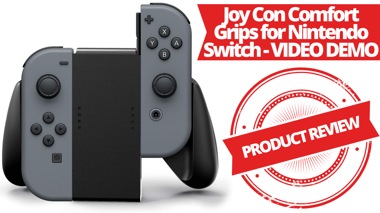Watch PowerA Joy Con Comfort Grips for Nintendo Switch Review! on ...