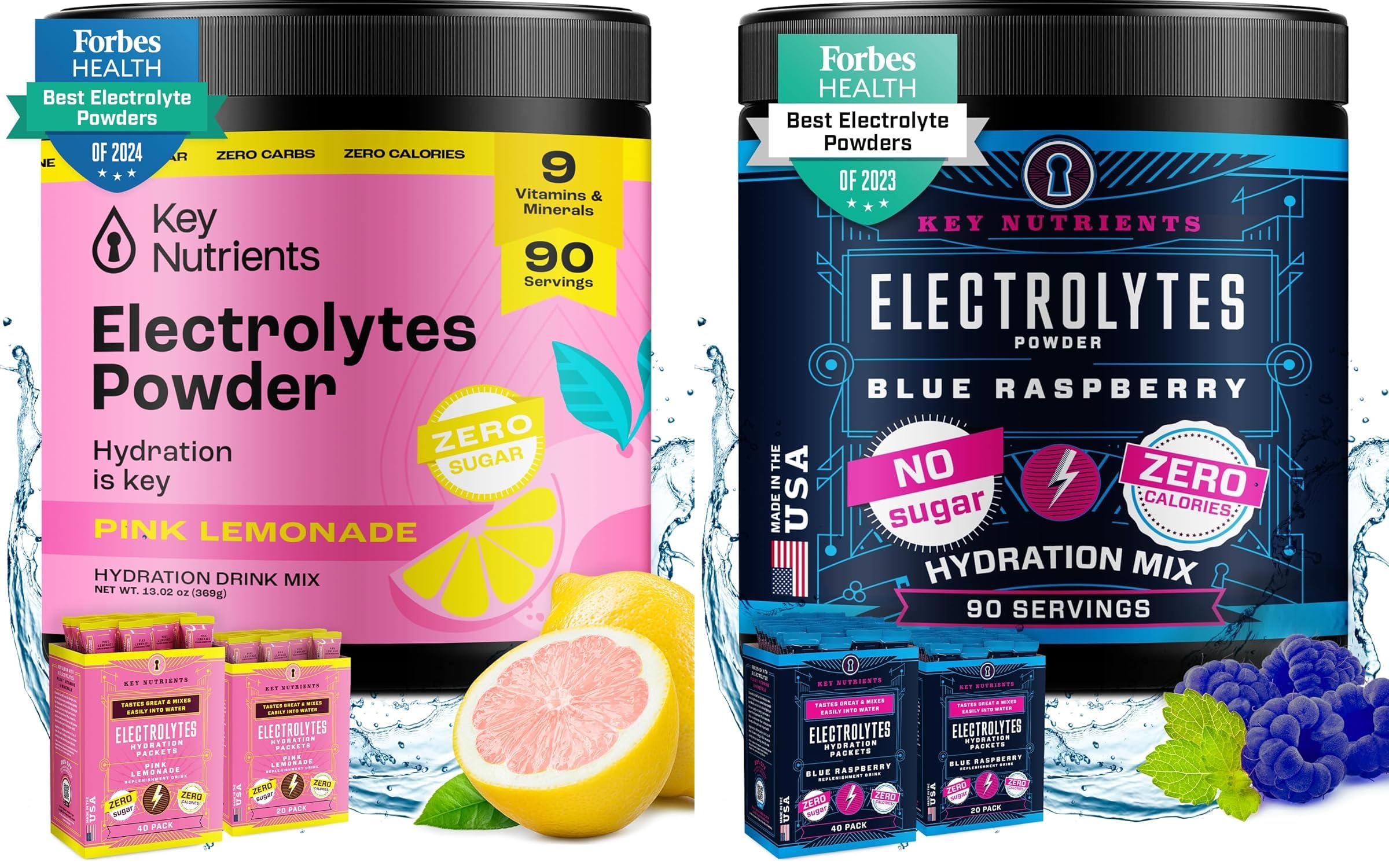 Amazon.com: KEY NUTRIENTS Multivitamin Electrolytes Powder Bundle ...