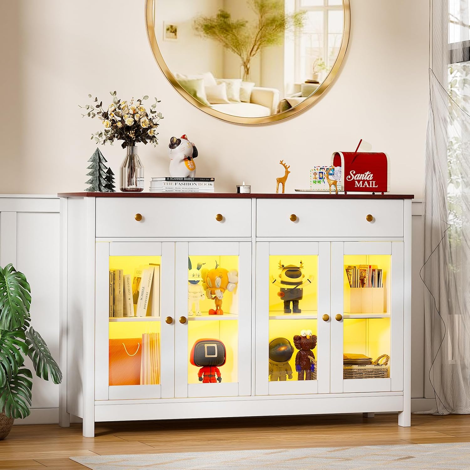 Amazon.com - PAKASEPT 51'' Sideboard Buffet Cabinet with Storage ...