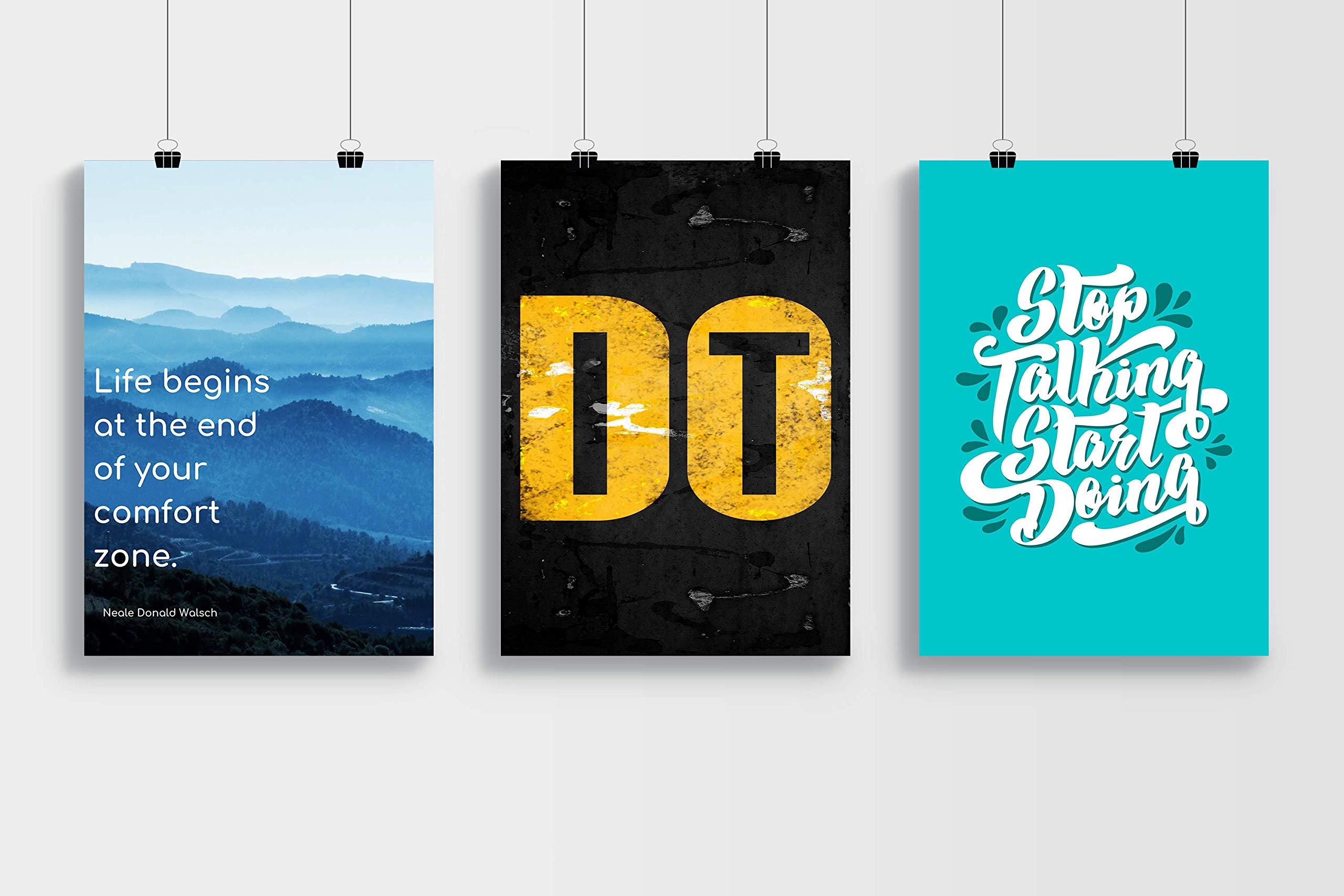 Buy SEMI-CIRCLE Motivational Wall Posters and Inspirational Quotes for ...