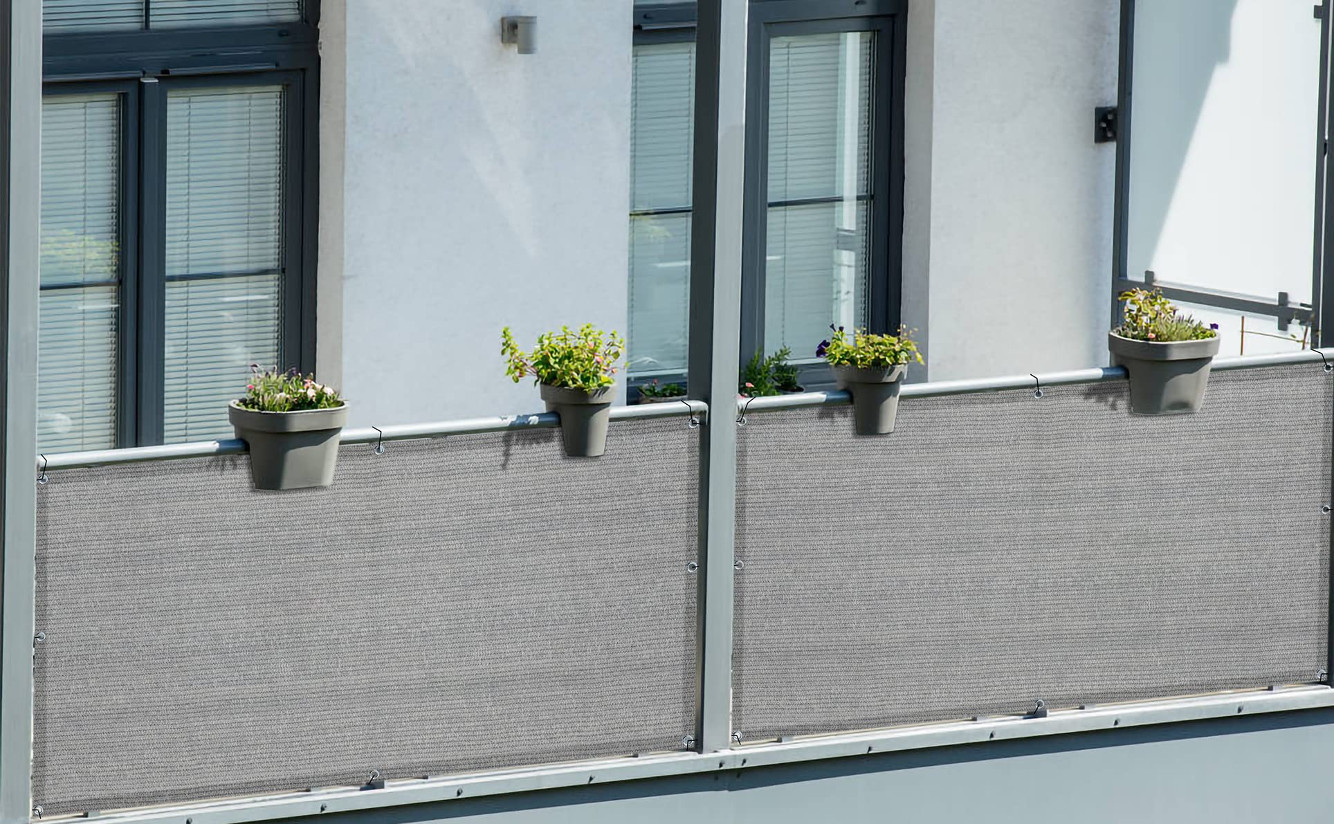 Snapklik.com : Balcony Privacy Screen, 3 X 10 Deck Shield Screen Fence ...