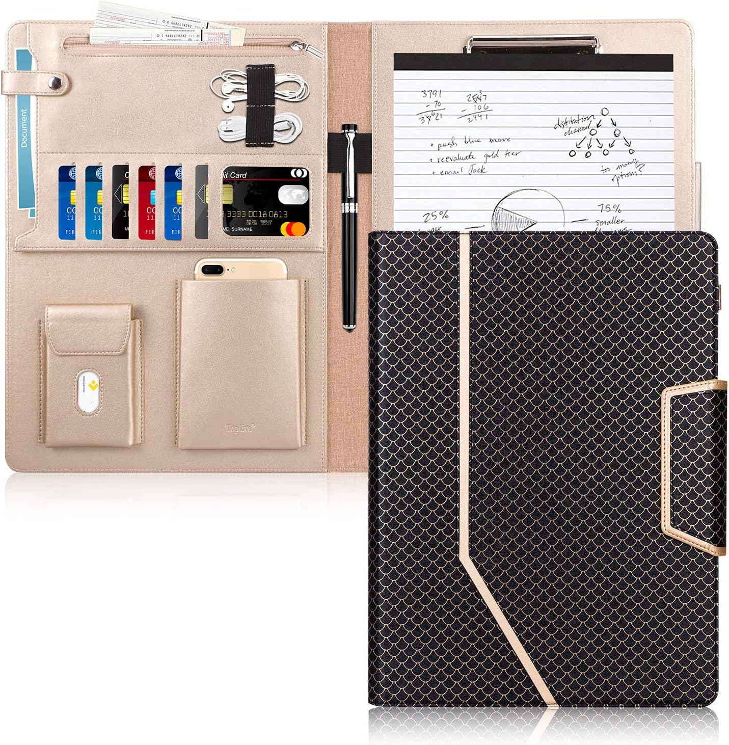 Portfolio Padfolio Case, Skycase Business Portfolio Folder, Resume ...