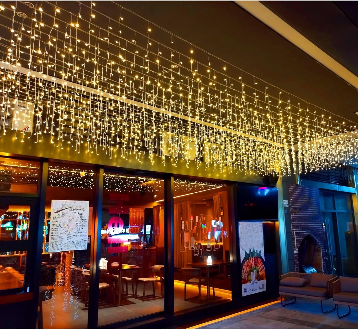 Amazon.com: FATONESA LED Icicle Christmas Lights, 16.4FT 112 LEDs ...