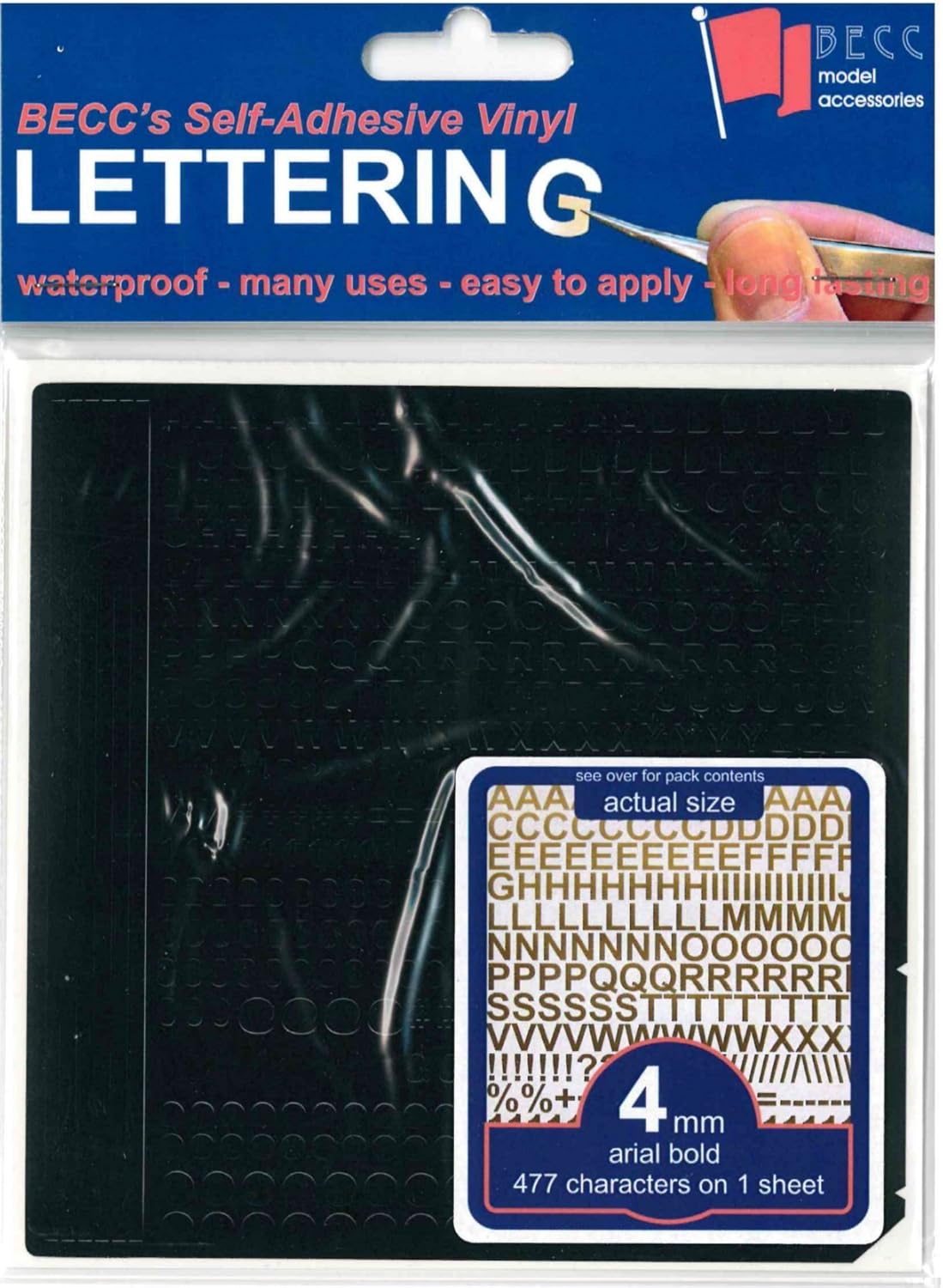 4mm Matt Black Vinyl Lettering : Amazon.co.uk: Automotive