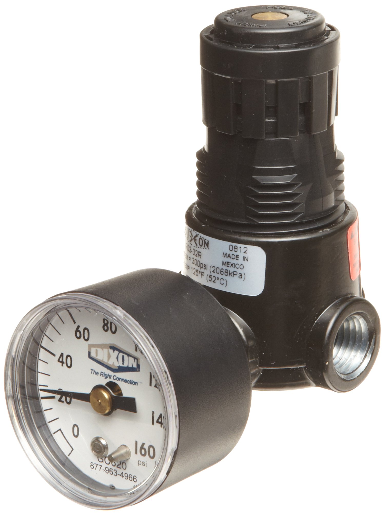 1/4 Size Air Regulator Dixon R03-02RG Wilkerson Miniature Regulator ...