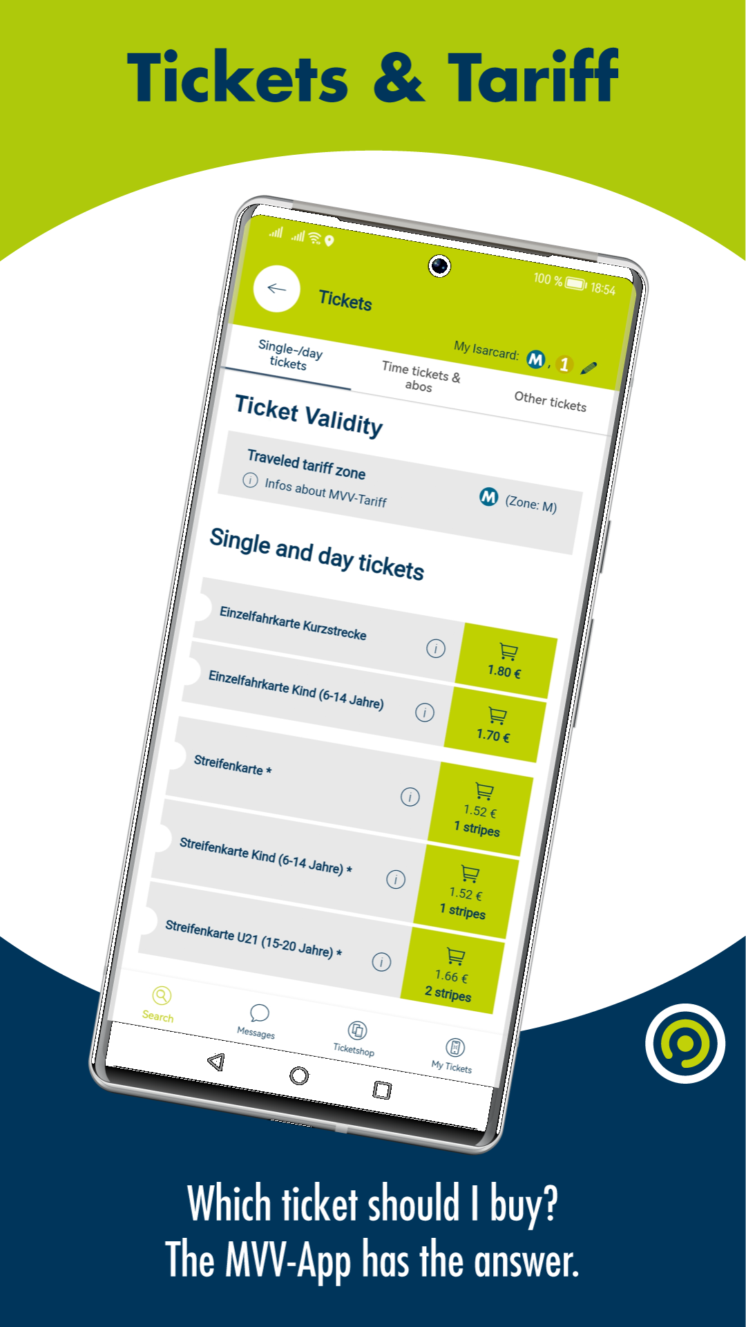 MVV-App – Munich Journey Planner & Mobile Tickets - App on Amazon Appstore