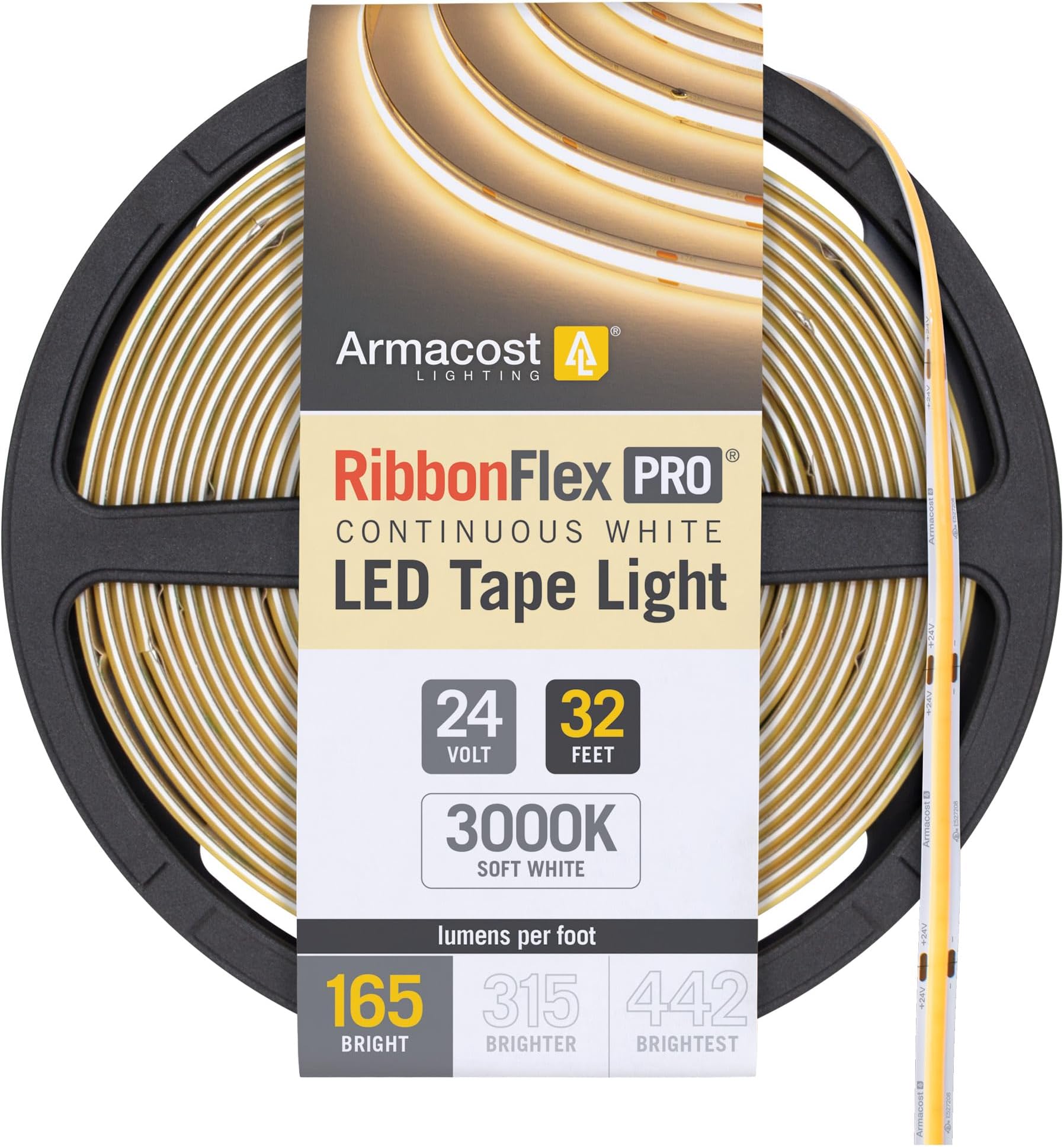 Amazon.com: Armacost Lighting RibbonFlex Pro 24V White COB LED Strip ...