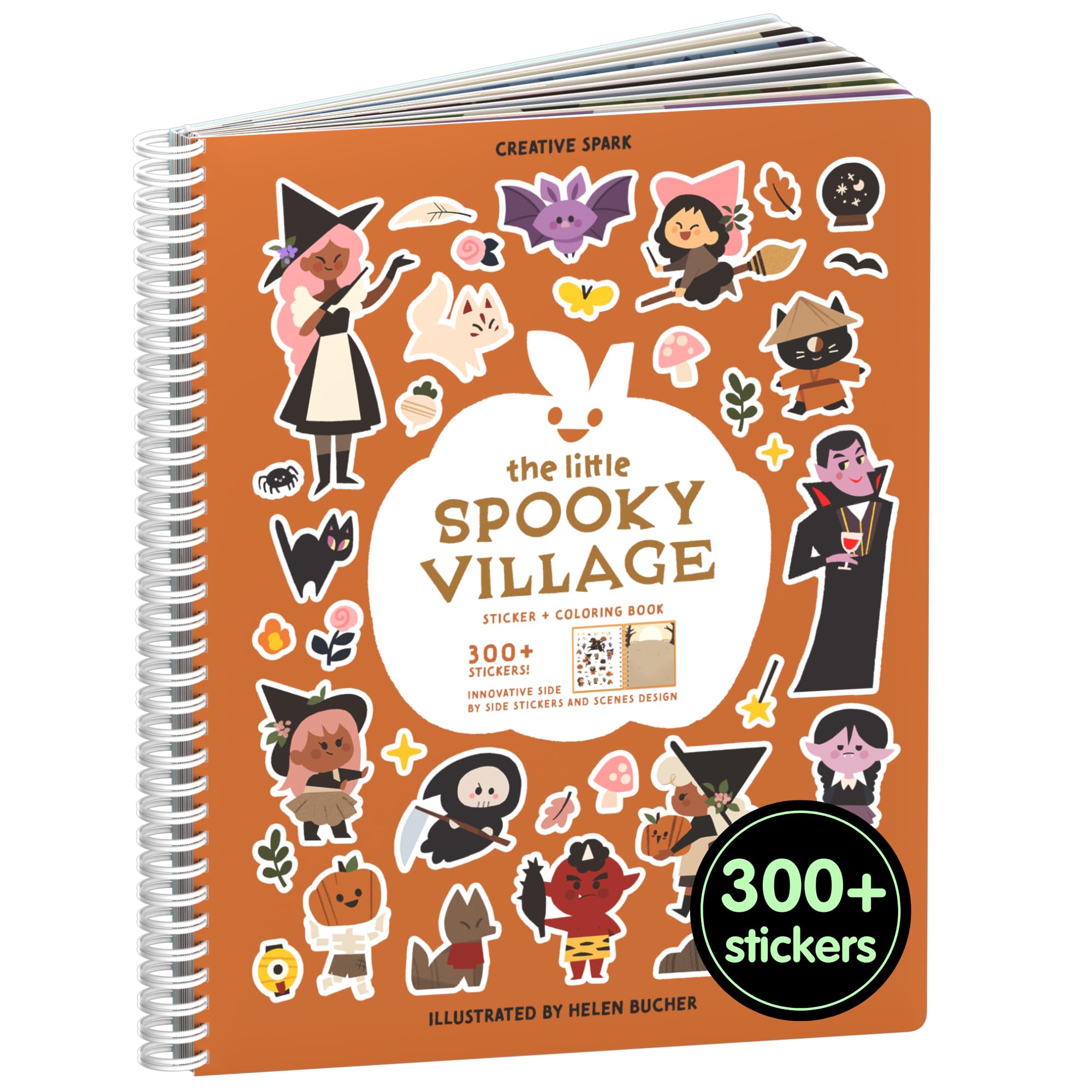 Amazon.com: Spooky Village Halloween Stickers for Kids by Cupkin ...