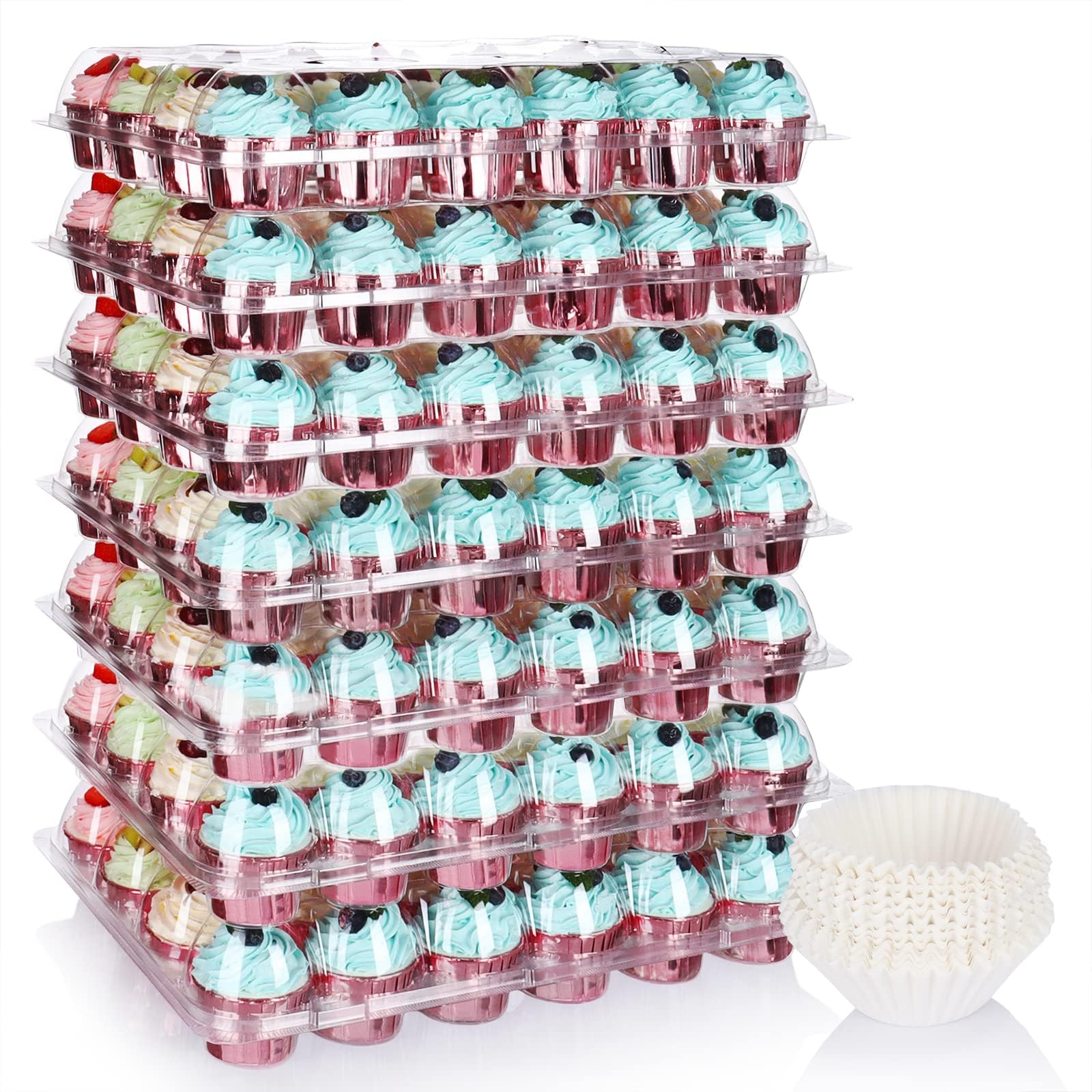 Amazon.com: DuraCasa Cupcake Carrier, Cupcake Holder | Premium Upgraded ...