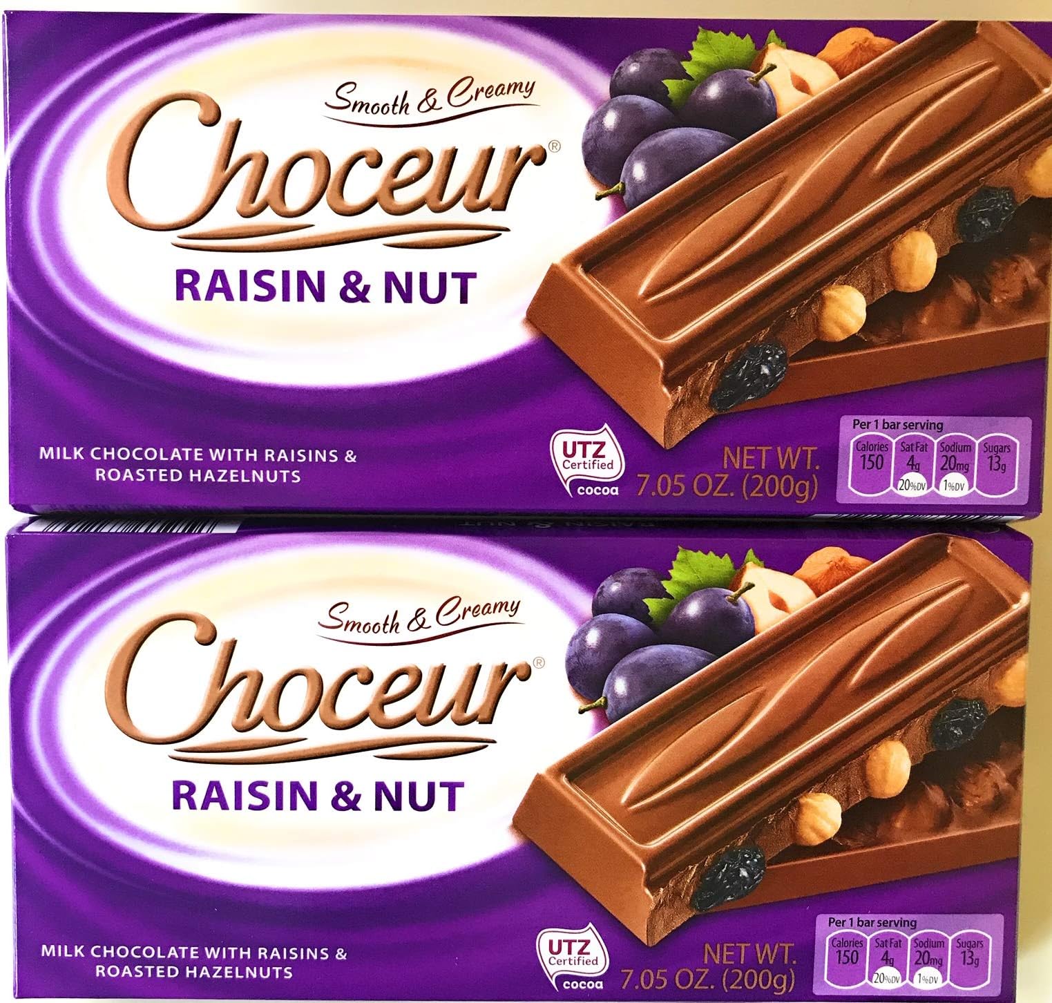 Amazon.com : Choceur Milk Chocolate 5.29 OZ (2 Pack) : Grocery ...