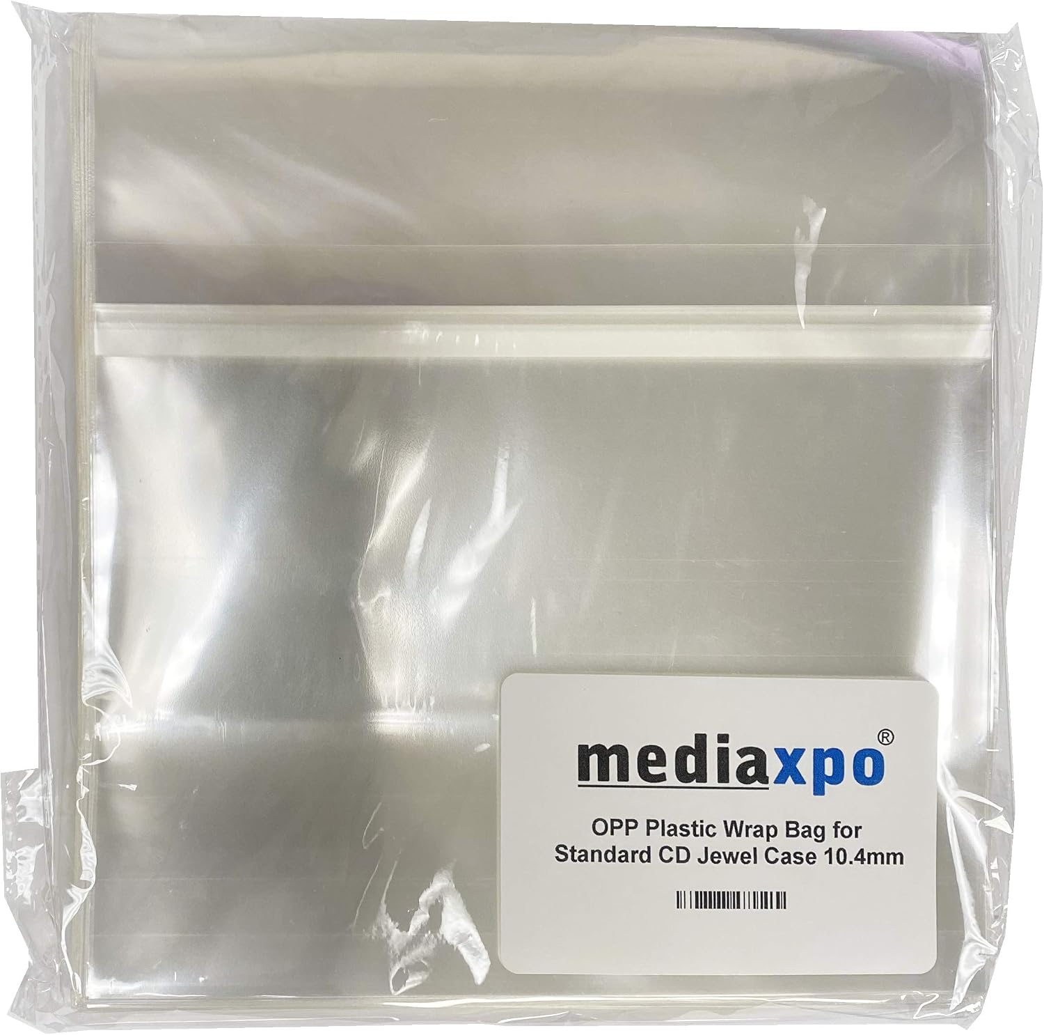 500 OPP Plastic Bag for Standard CD Jewel Case (Standard CD Jewel Case ...