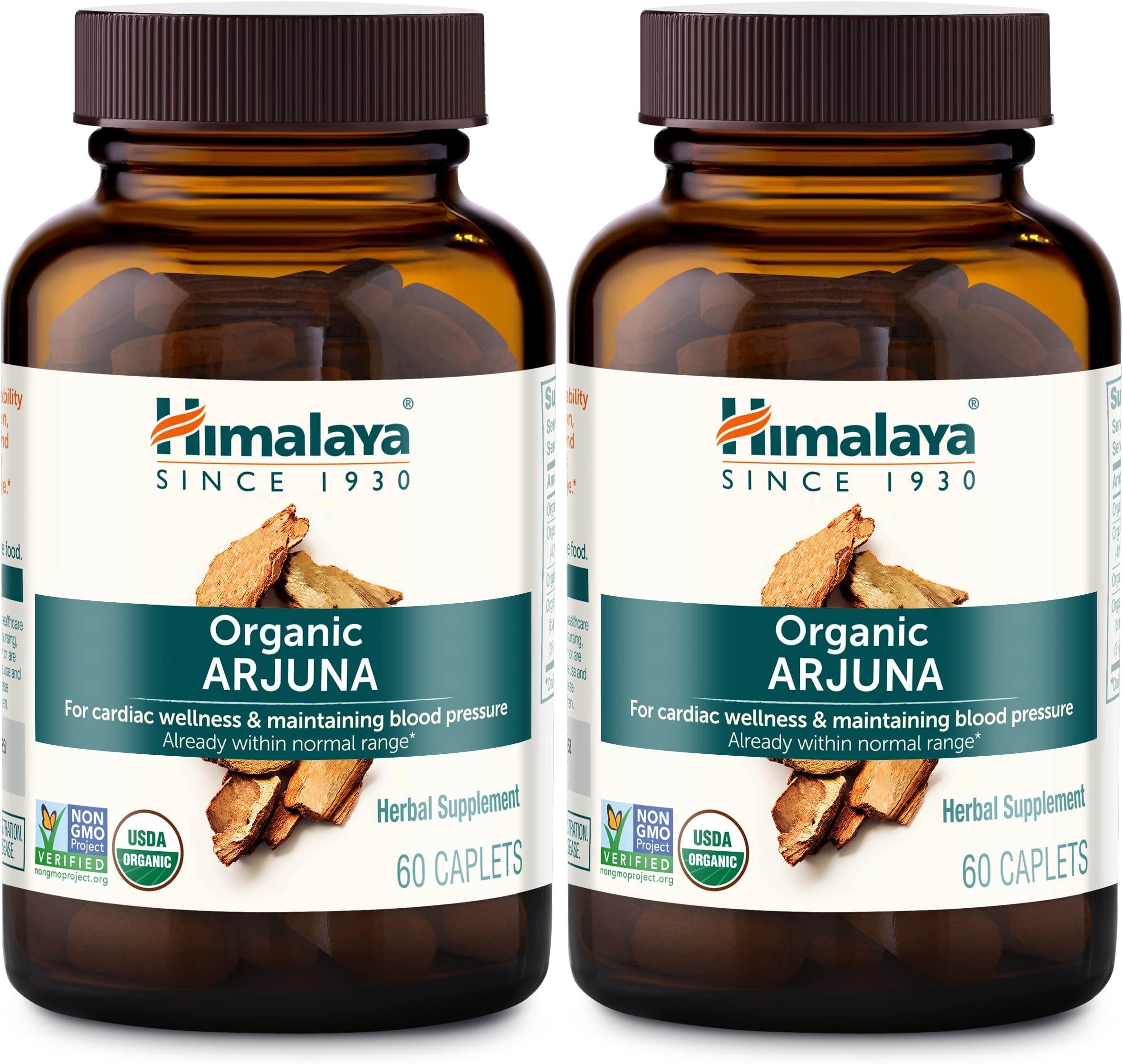Amazon.com: Himalaya Organic Arjuna, Blood Pressure Supplement for ...