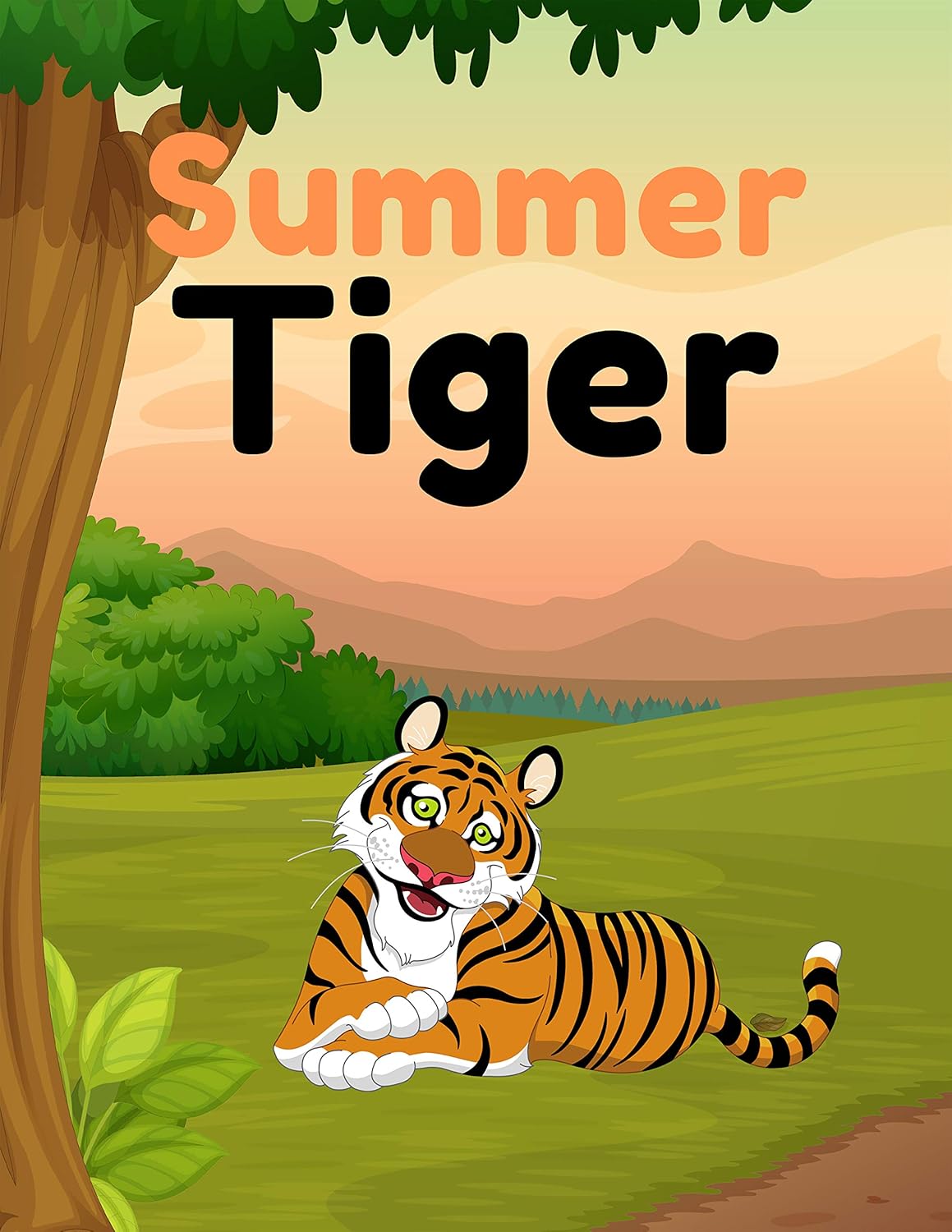 Amazon.co.jp: Summer Tiger: Tiger books for kids, Bedtime story, Fable ...