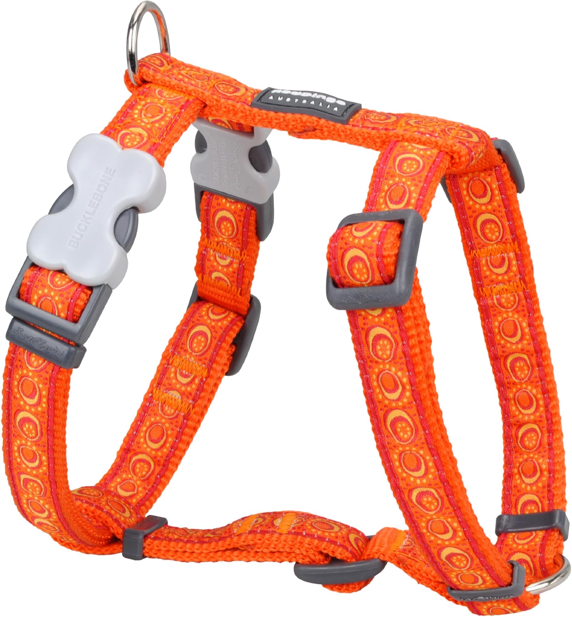 Amazon.com : Red Dingo Classic Dog Harness, Small, Orange : Pet ...