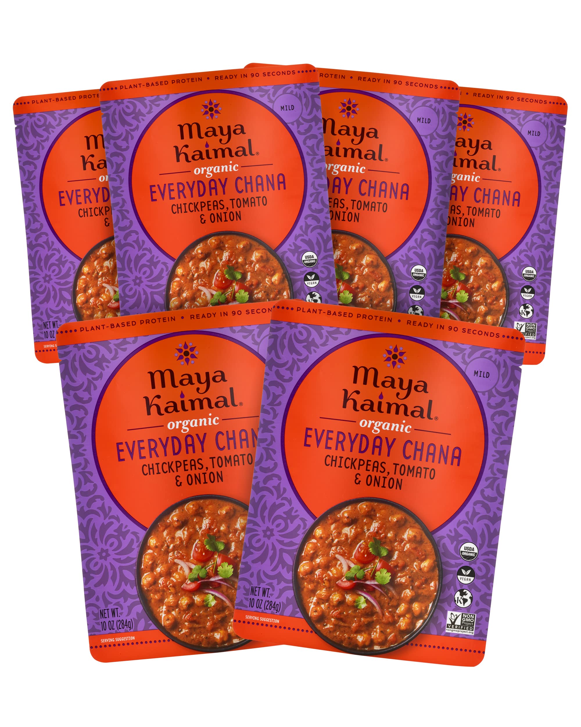Snapklik.com : Maya Kaimal Foods - Organic Indian Everyday Chana - 10oz ...