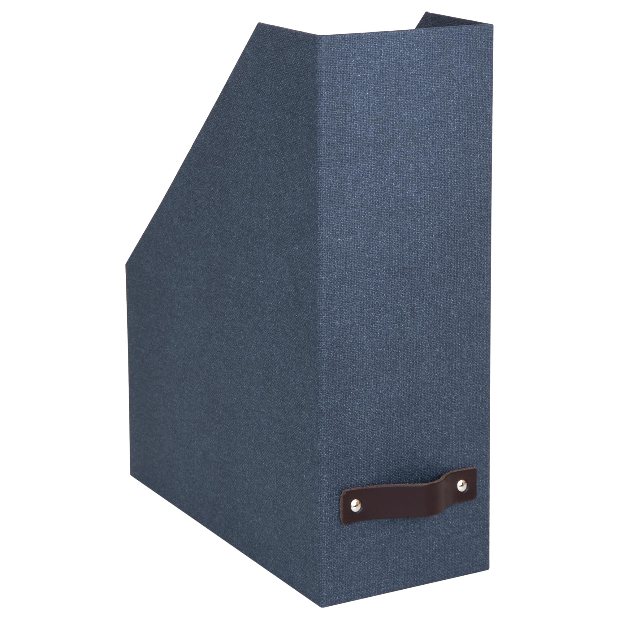 Amazon.com: Bigso Estelle Canvas Fiberboard Upright Magazine Holder and ...