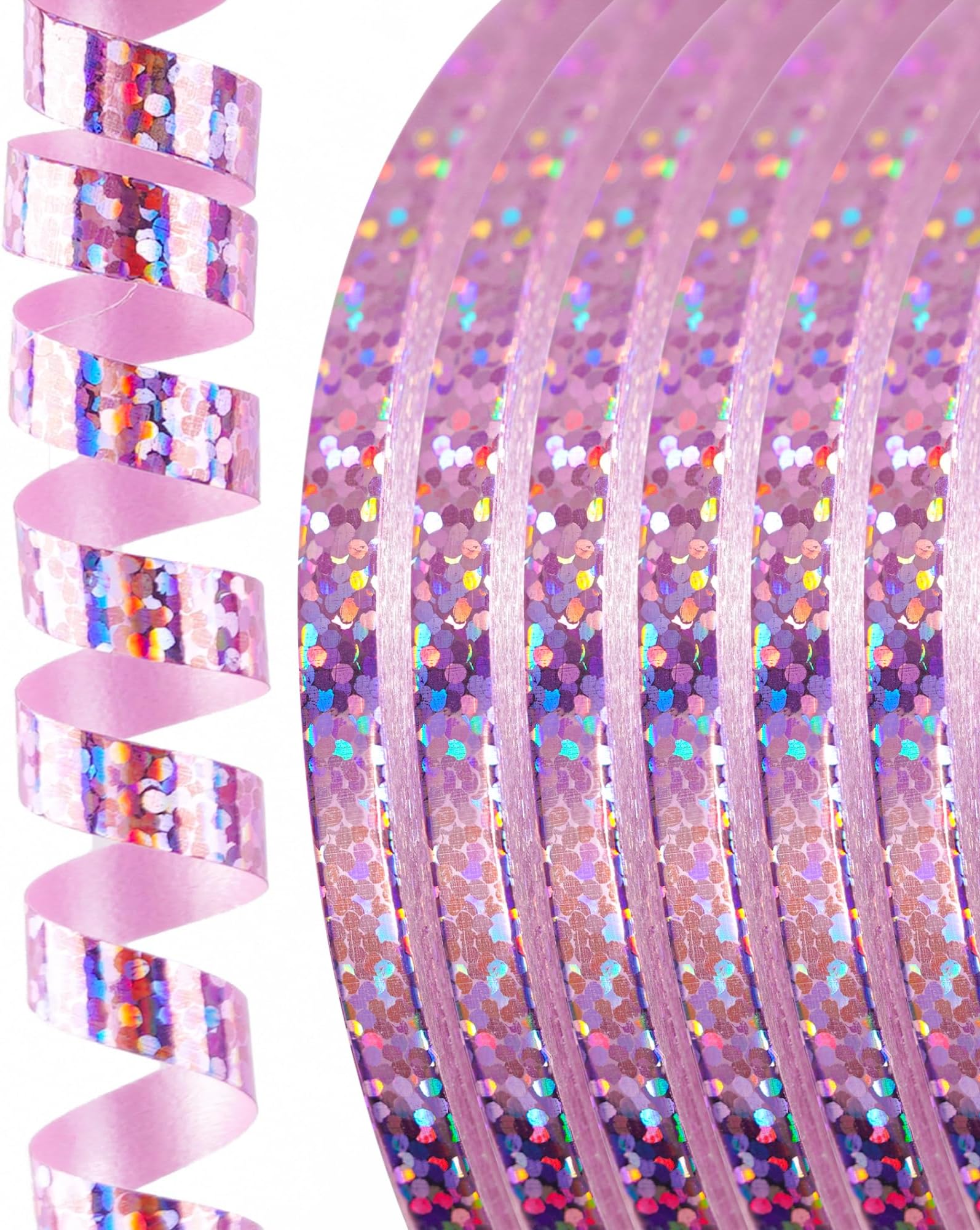 Amazon.com: PartyWoo Pink Ribbon, 600 Yards Curling Ribbon for Balloons ...