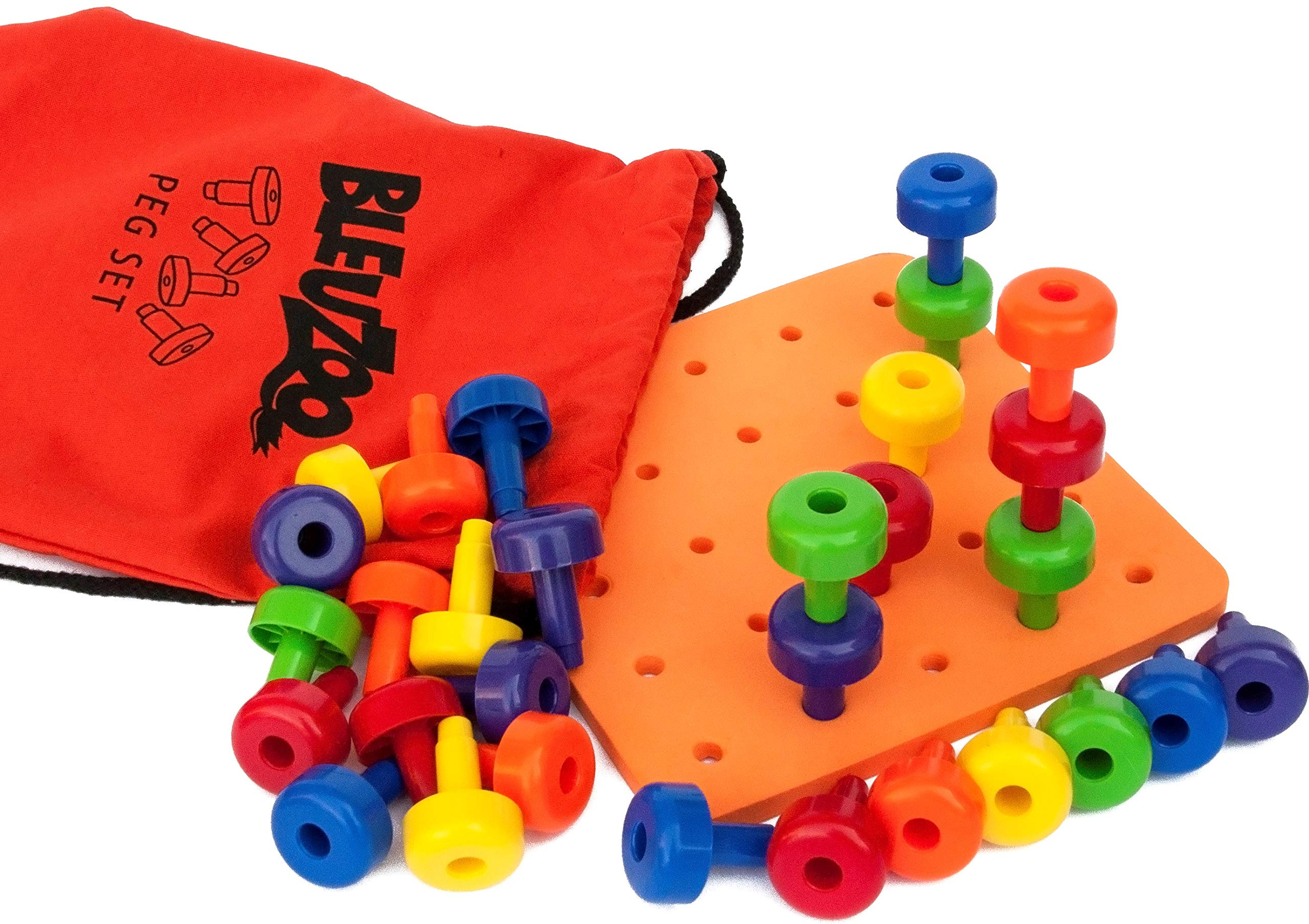 Buy BleuZoo Peg Board Set Montessori Stacking Toys For Toddlers buy-bleuzoo-peg-board-set-montessori-stacking-toys-for-toddlers