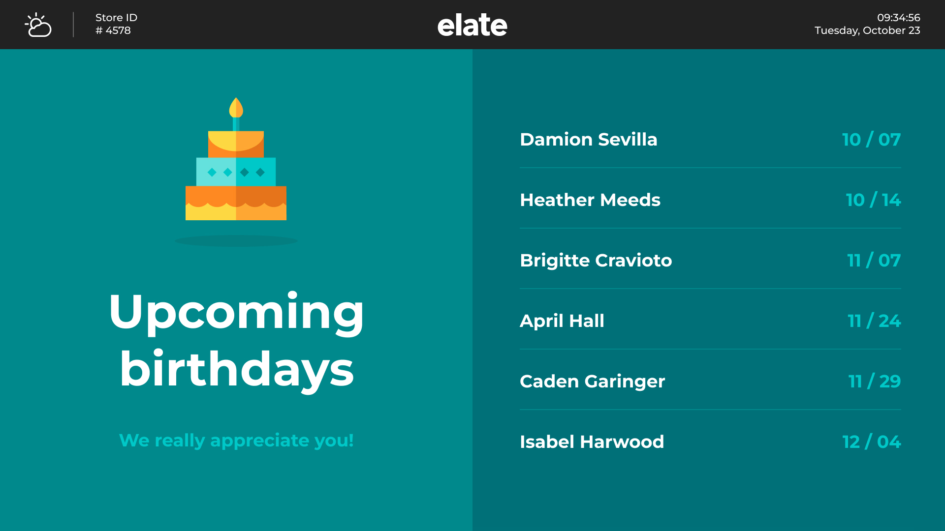 Elate Dashboards - App on Amazon Appstore