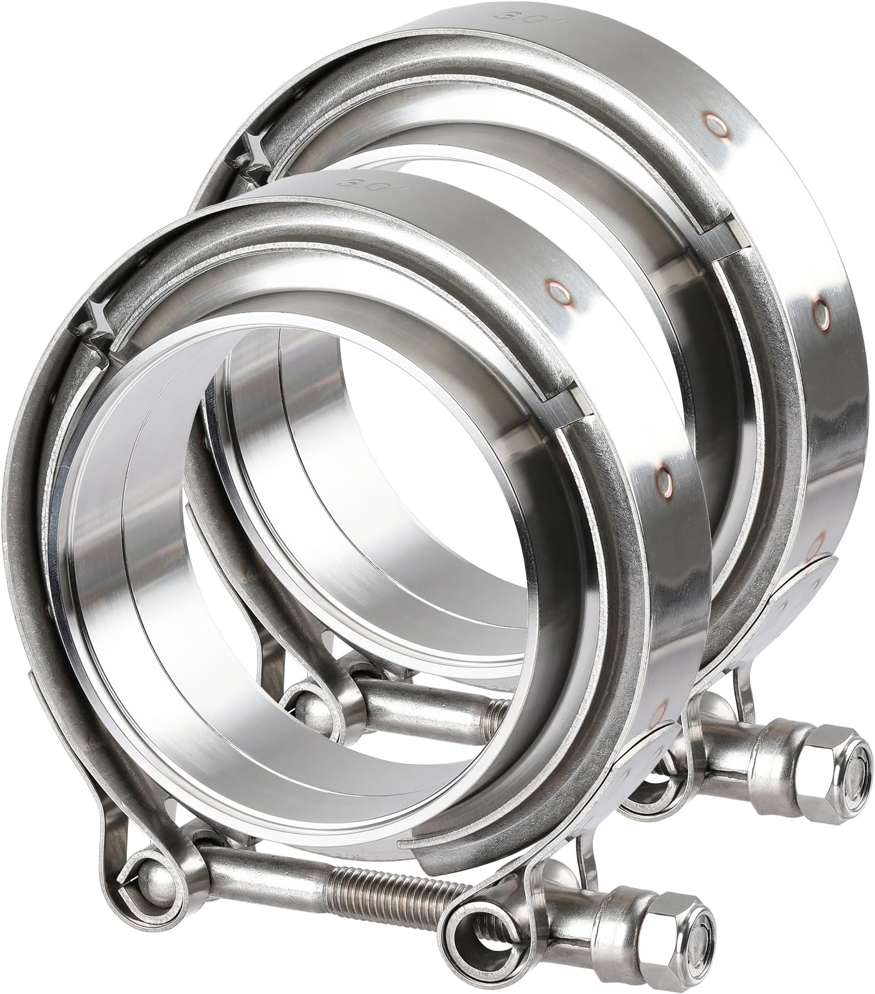 Amazon.com: SUSUCAR 3 Inch V Band Clamp 2 Pack with Male Female Flange ...