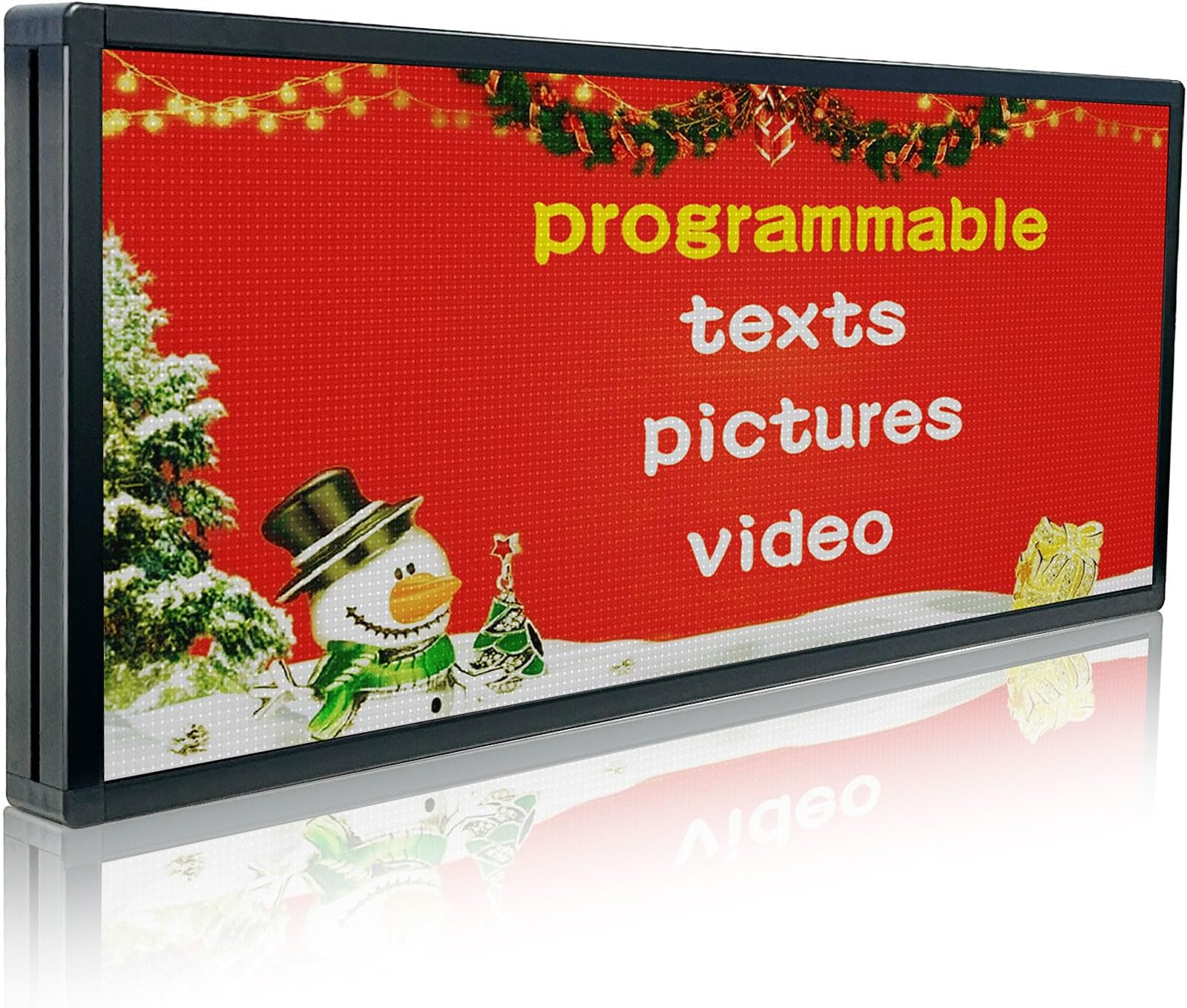 Amazon.com : P6 Programmable Scrolling Led Sign Custom Digital Signage ...