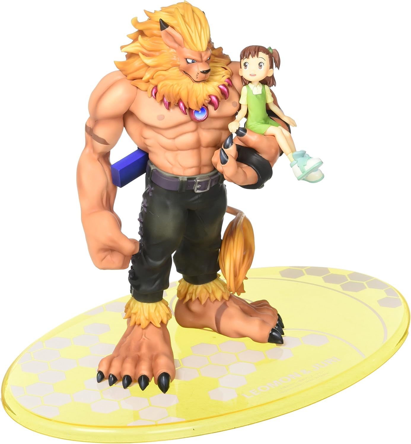 Megahouse Digimon Tamers: Leomon & Kato Juri Gem PVC Vinilo Figura ...