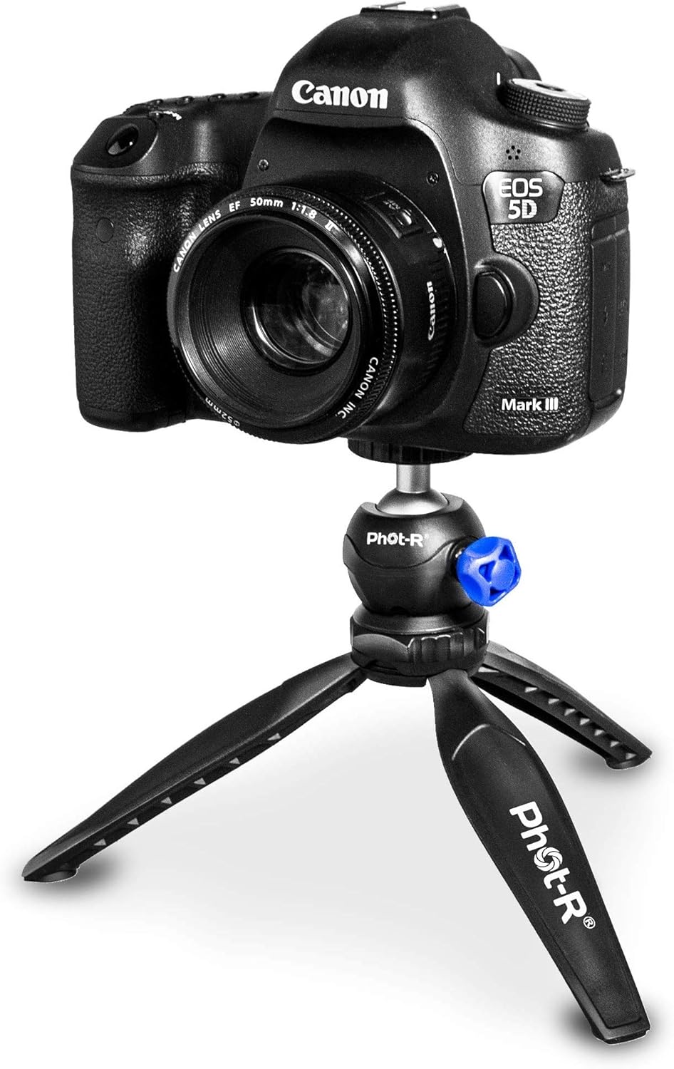 Camera Table Top Tripod, Phot-R 16cm Tripod Compact Desktop Camera Mini ...