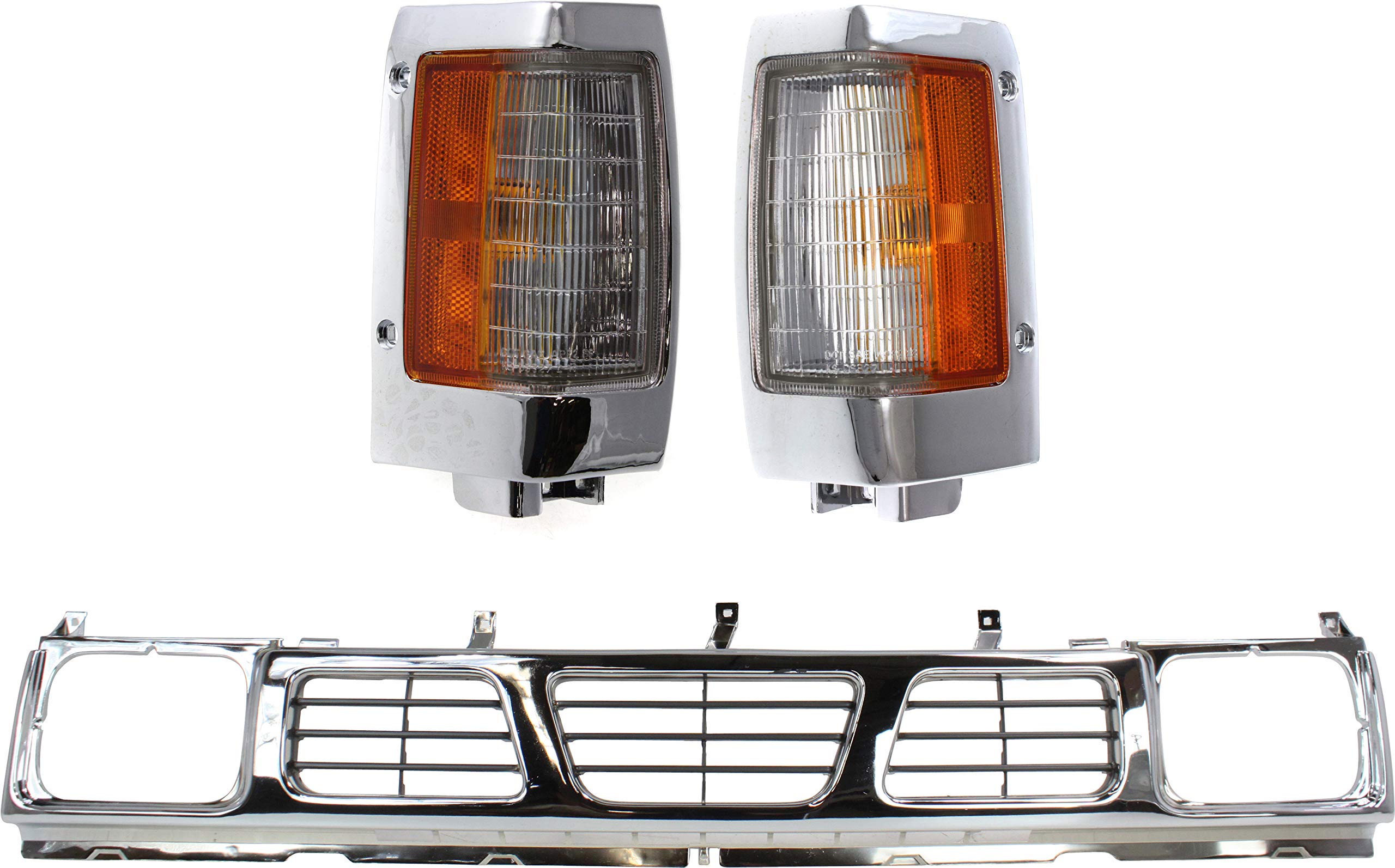 Snapklik.com : Garage-Pro Front Grille Assembly Kit For 1993-1994 ...