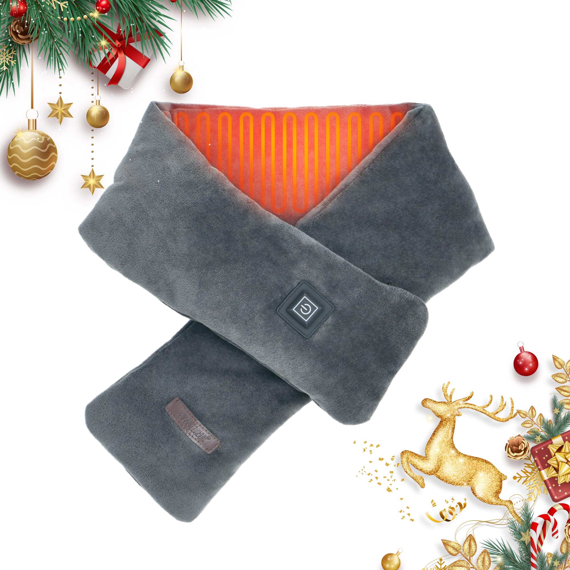 Amazon.com: Neck Heating Pad, Rechargeable Heated Scarf for Pain Relief ...