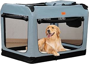 Amazon.com : Yokee Collapsible Dog Crates - Portable Dog Travel Crate ...