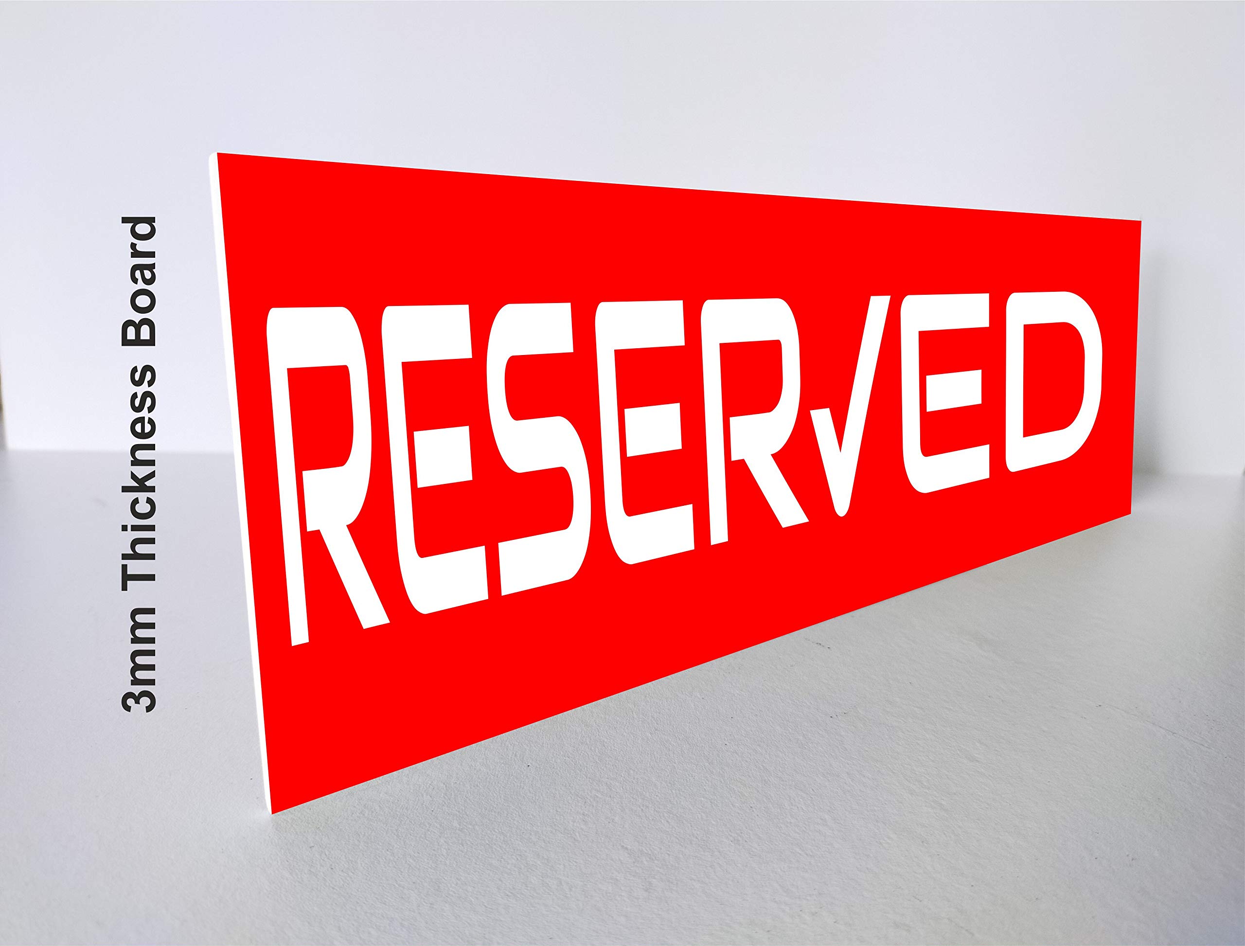 Buy SIGN EVER Reserved Sign Board Office Bank Restaurant Hotel Mall ...
