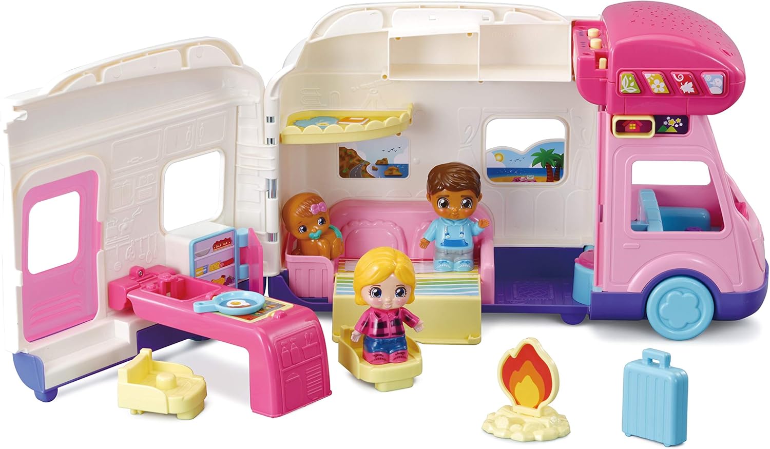 Vtech 80-529364 2-in-1 Motorhome Baby Toy Camper Caravan : Amazon.co.uk ...