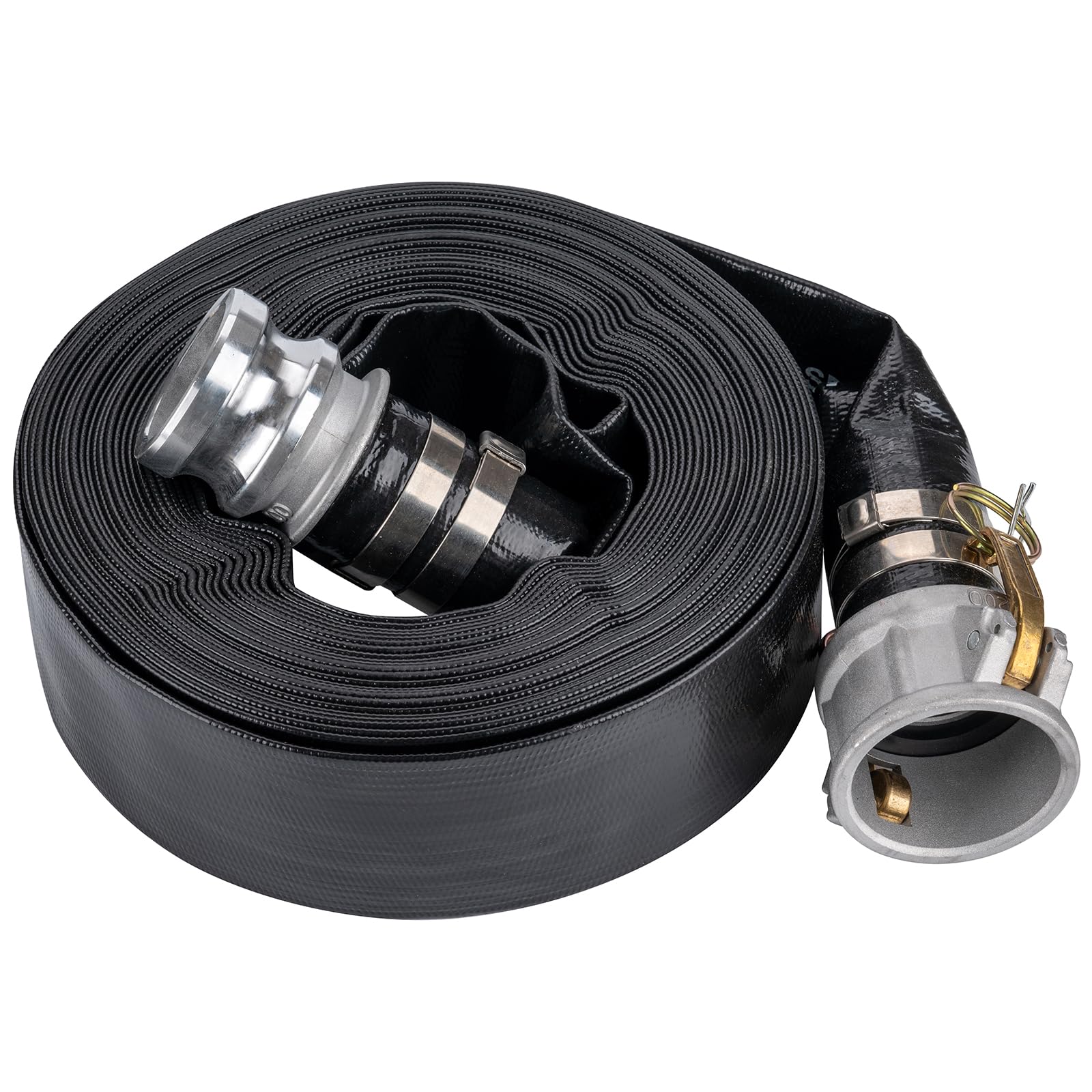 Buy EASTRANS 3" x 50' Black Heavy Duty Discharge Hose for Swimming ...